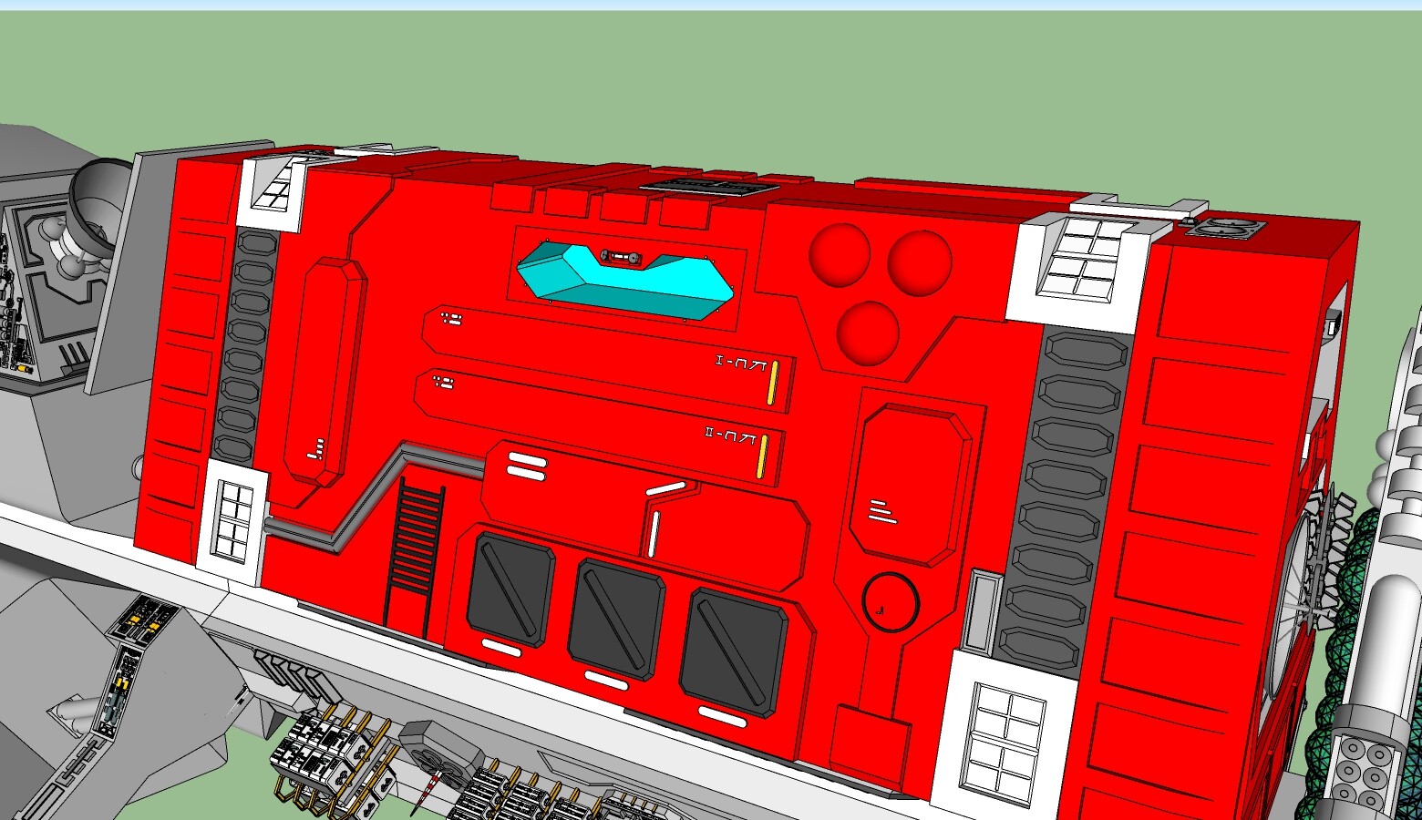 Balint More Saghi - Kiith Somtaaw mothership "Kuun-Lan" based on ...