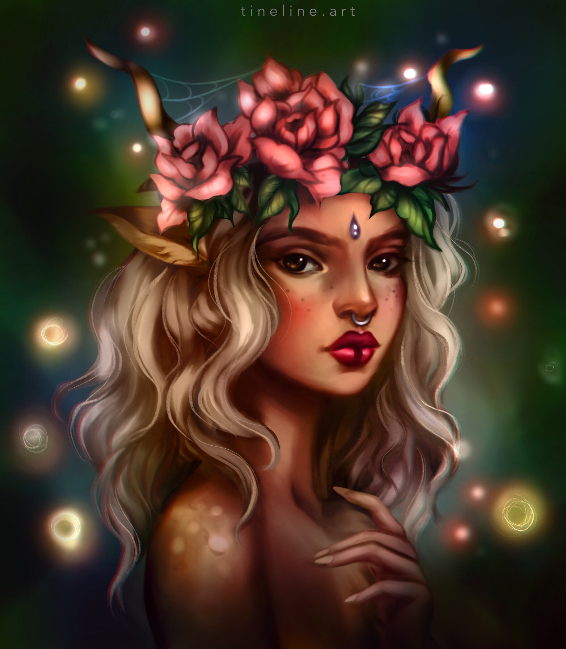 ArtStation - Fawn Girl Artwork Digital