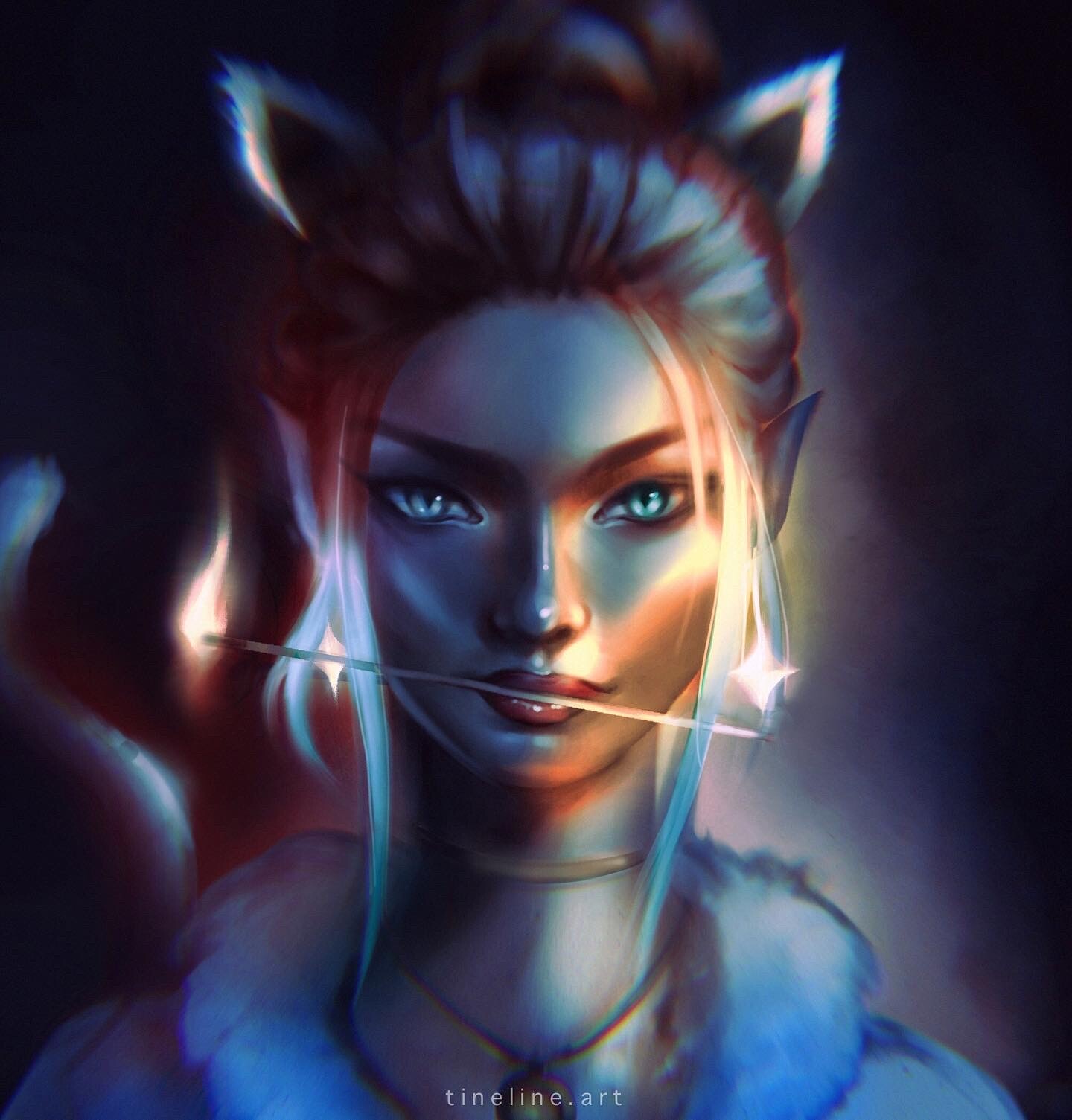 ArtStation - Fireplay Digital Portrait
