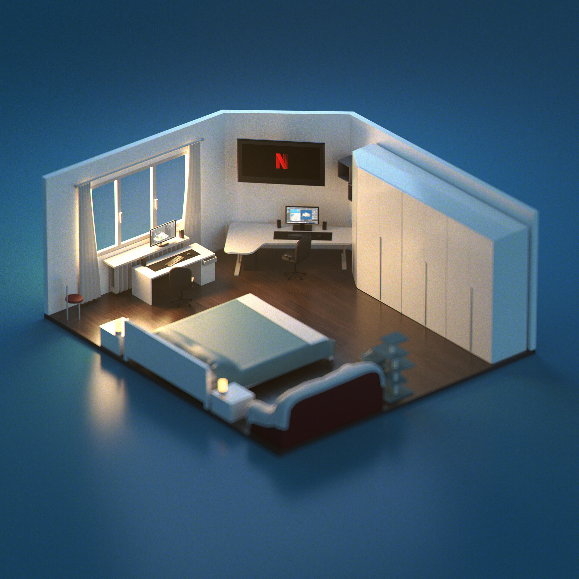 ArtStation - PolyRoom