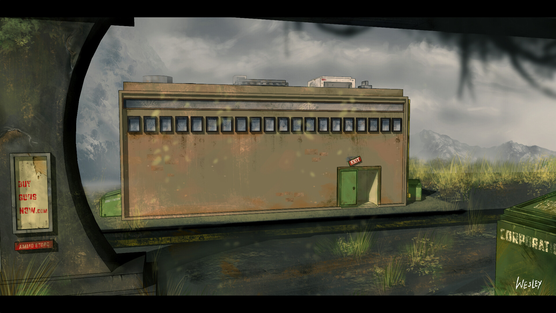 ArtStation - Apocalyptic Building.