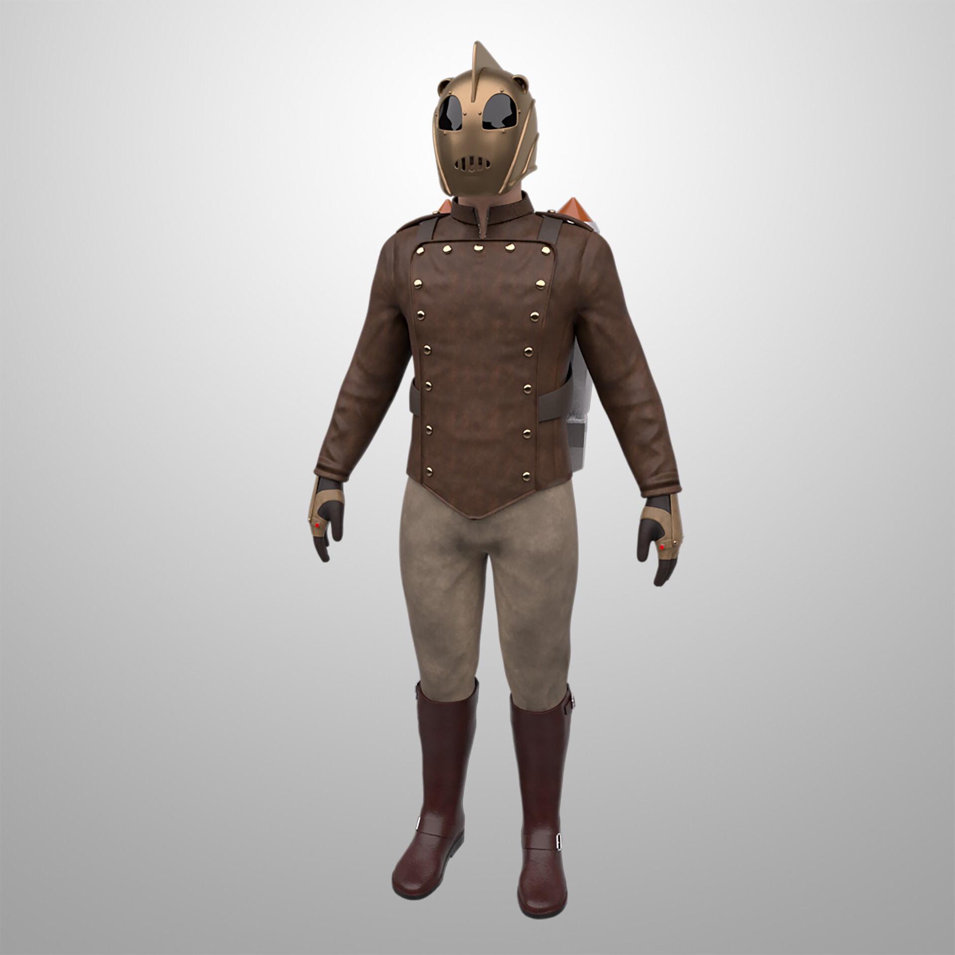 ArtStation - Rocketeer Man