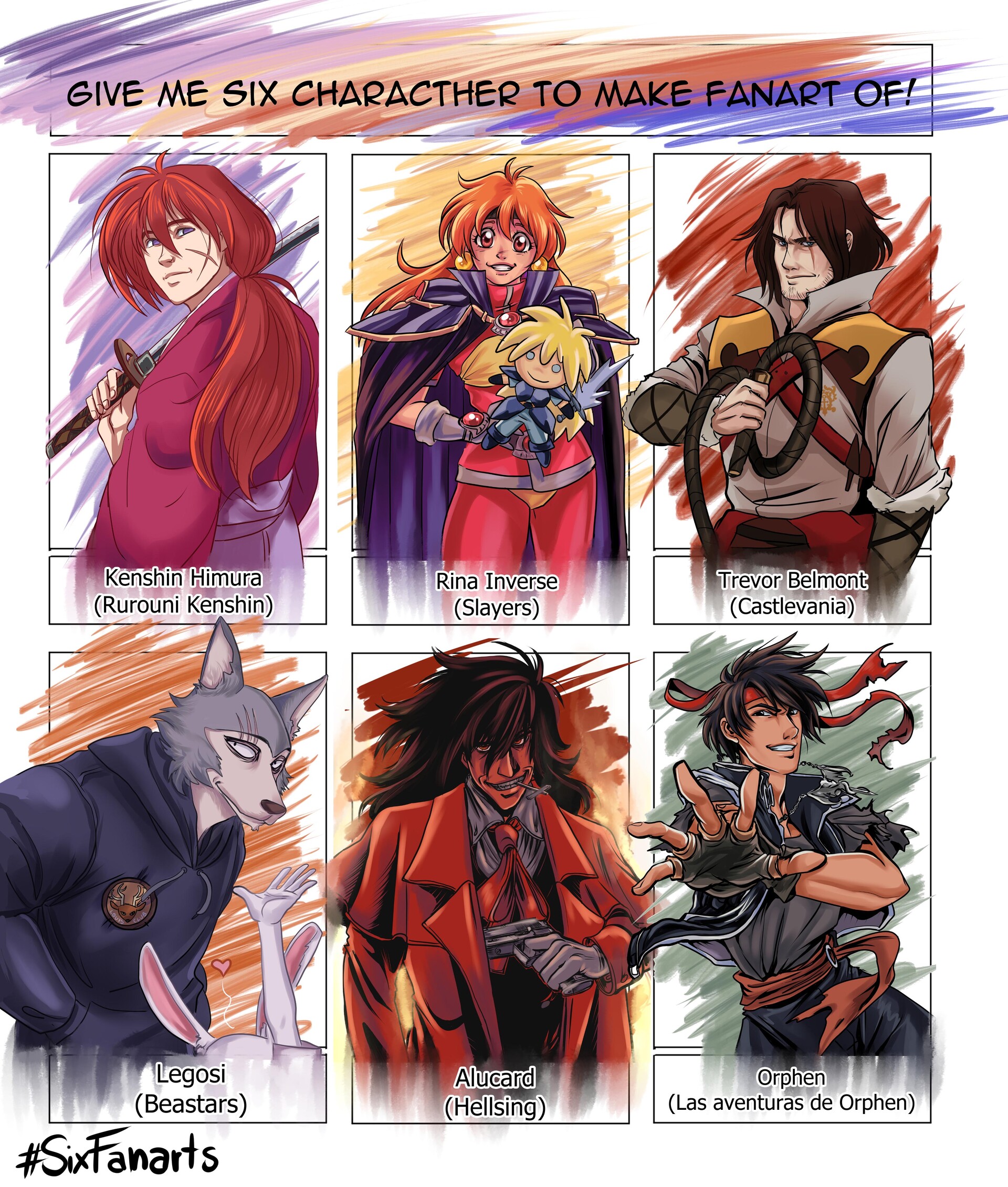 ArtStation - Six fan art challenge