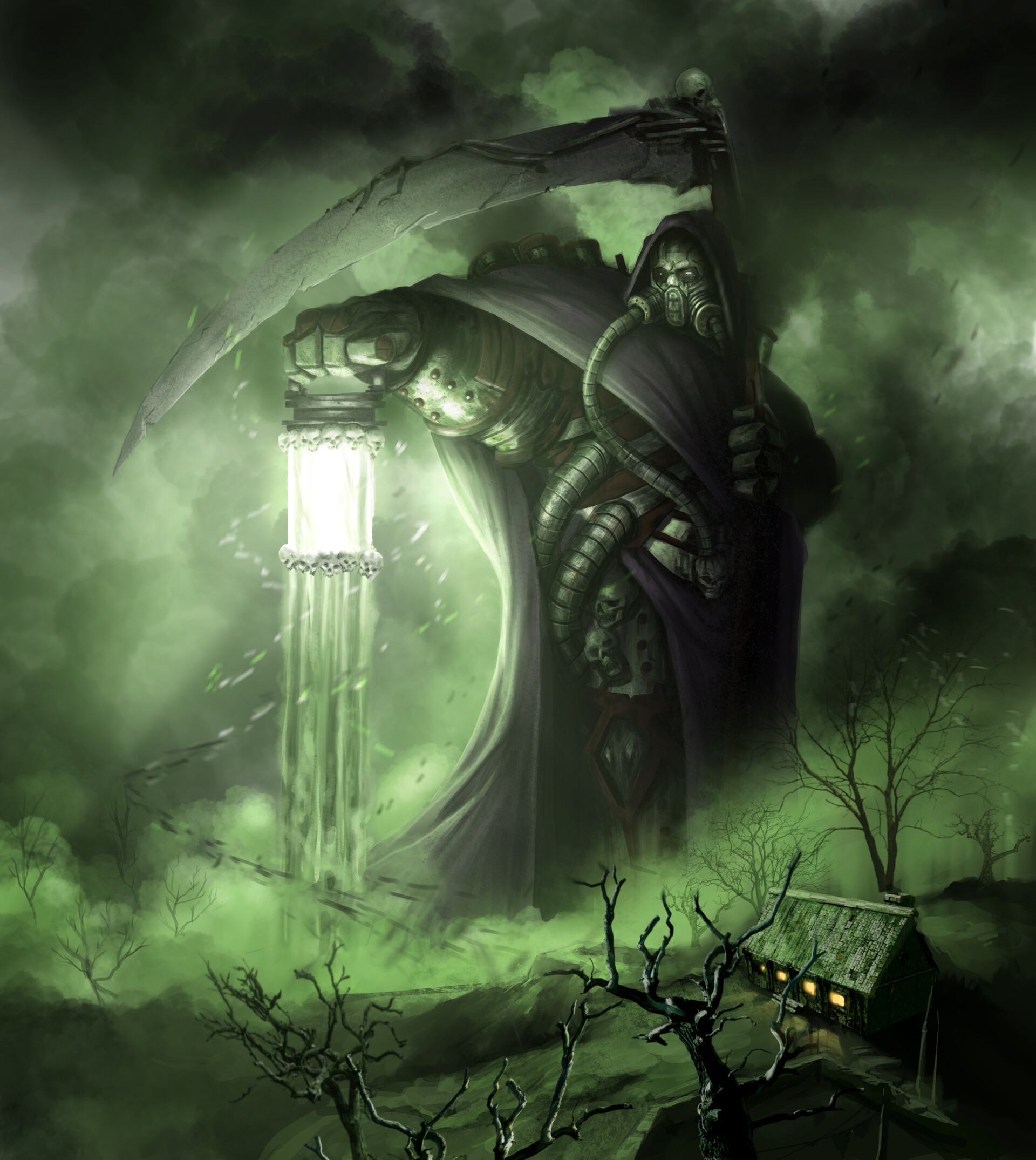 ArtStation - Mortarion-Warhammer 40K