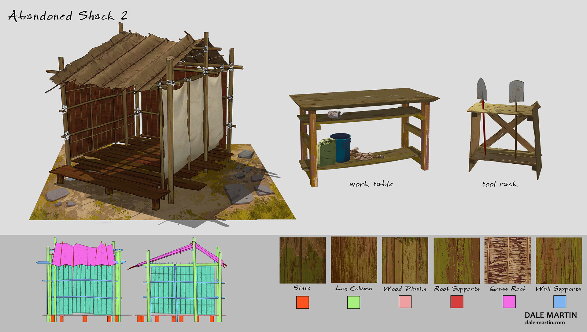 ArtStation - Abandoned shack 2