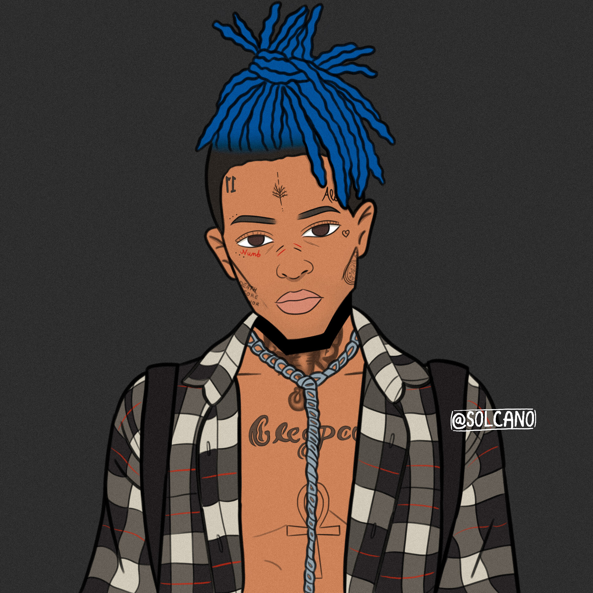 Artstation 037 Xxxtentacion By Solcano
