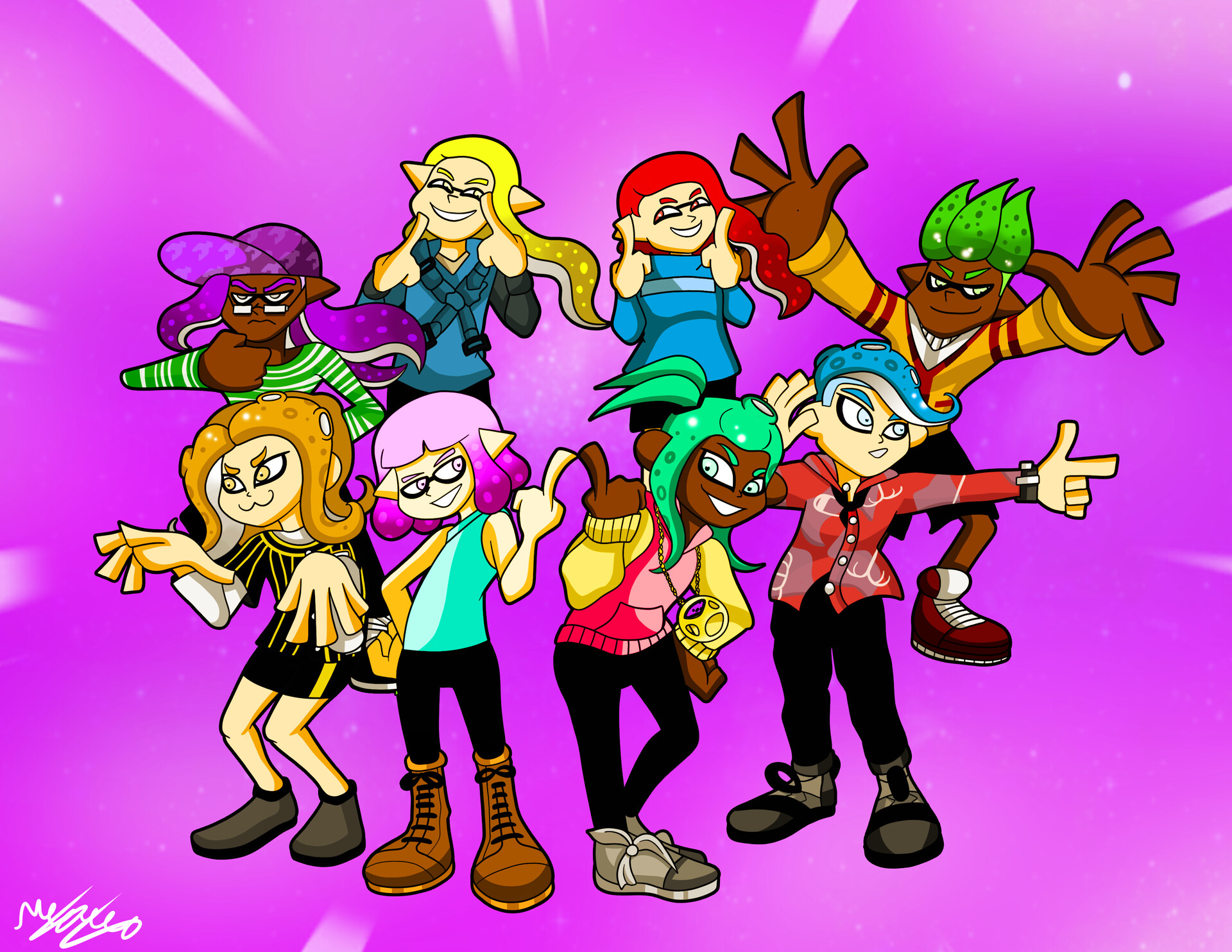 ArtStation - Inklings and Octo Group+Icons