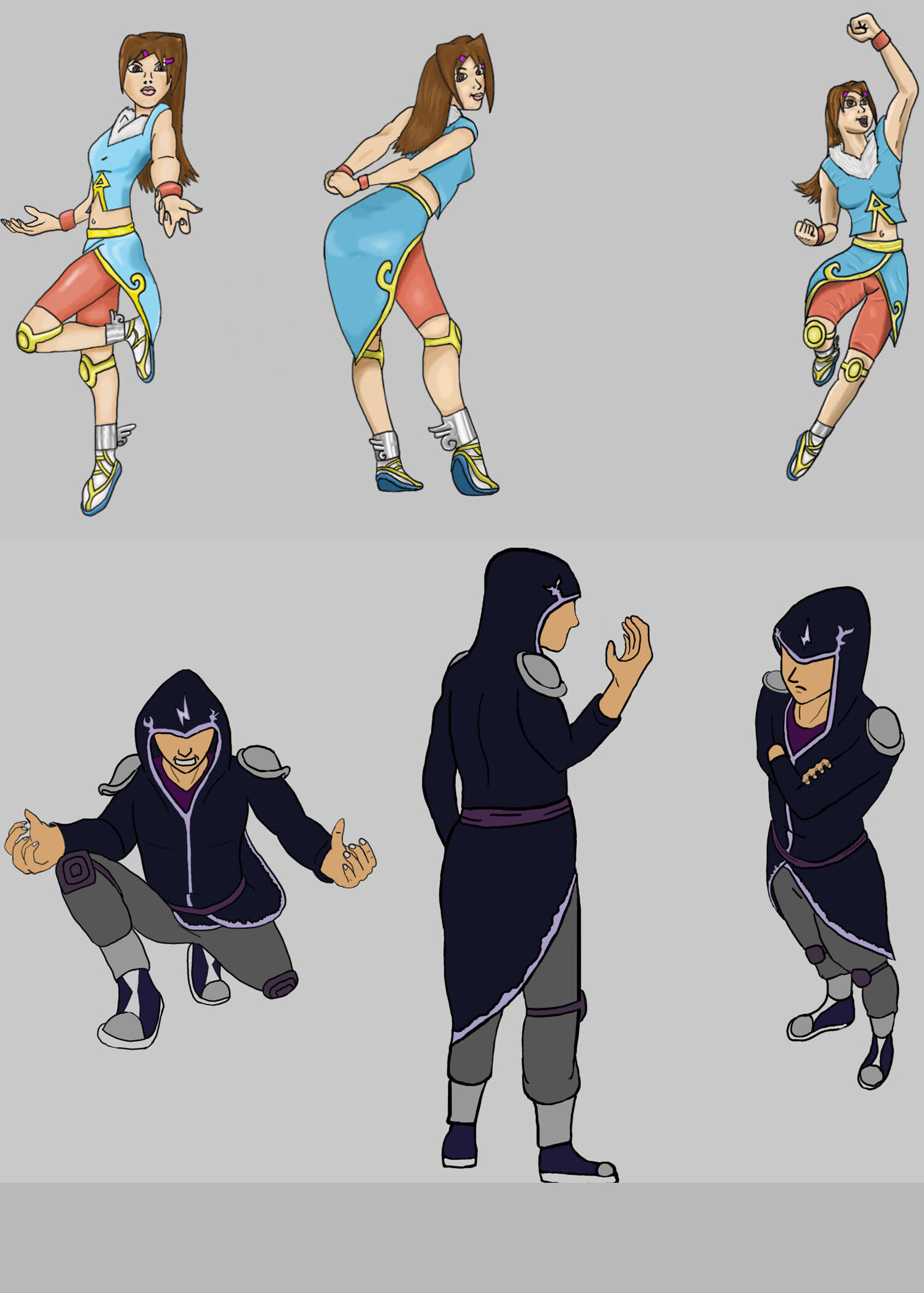 ArtStation - Elemental Characters Plus Action scene