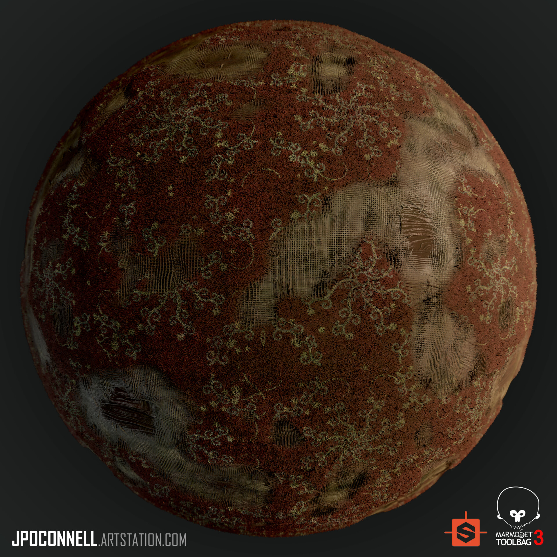 Jake O'Connell - Substance Designer Damaged Carpet