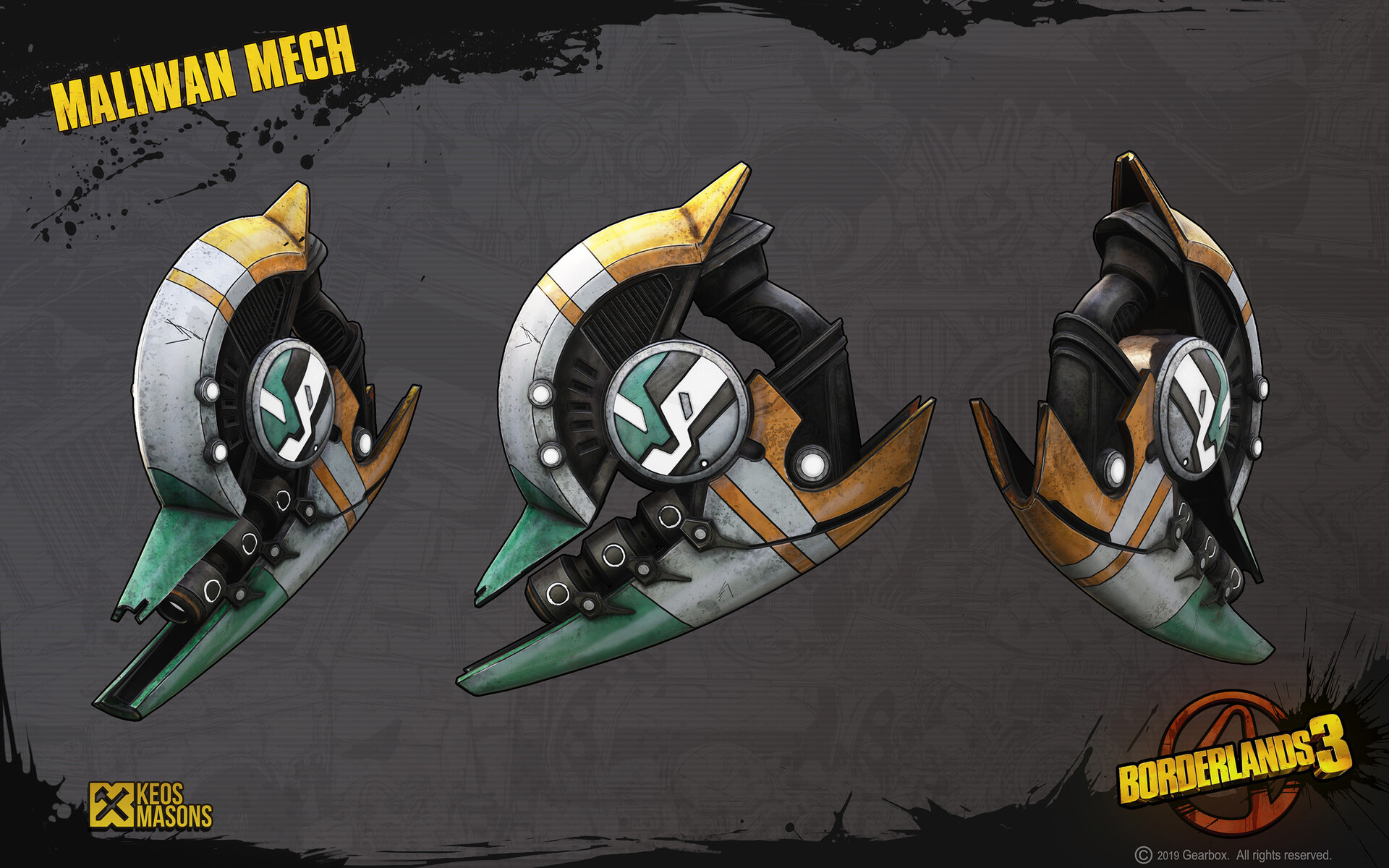Borderlands 3 — Maliwan Mech by Antoine DI LORENZO — ProUser.Me