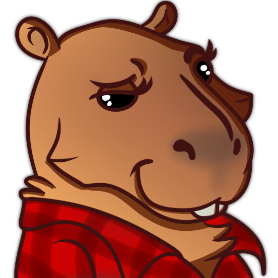 ArtStation - Twitch Emote - Smug Capybara