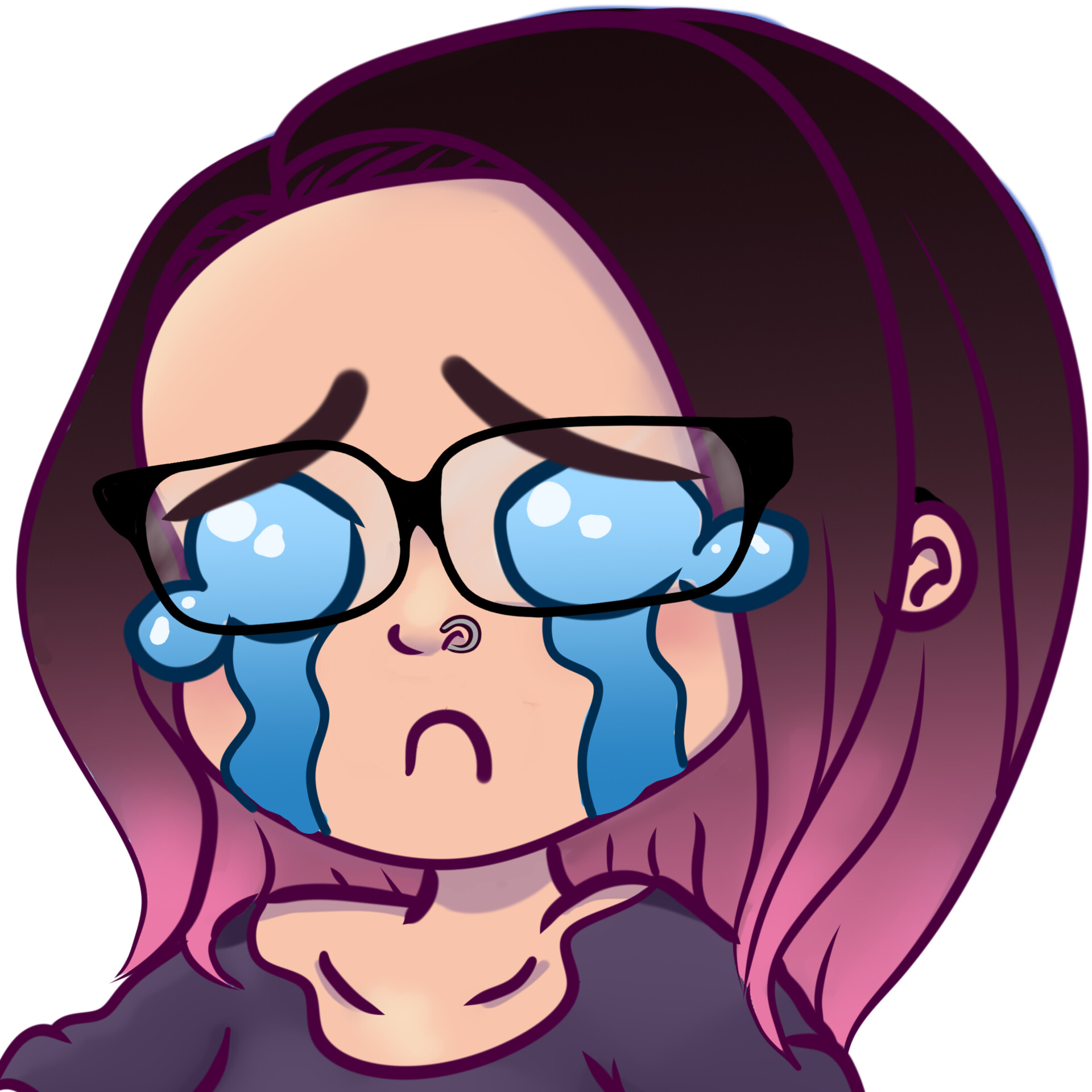 ArtStation - Twitch Emote - Super Sad