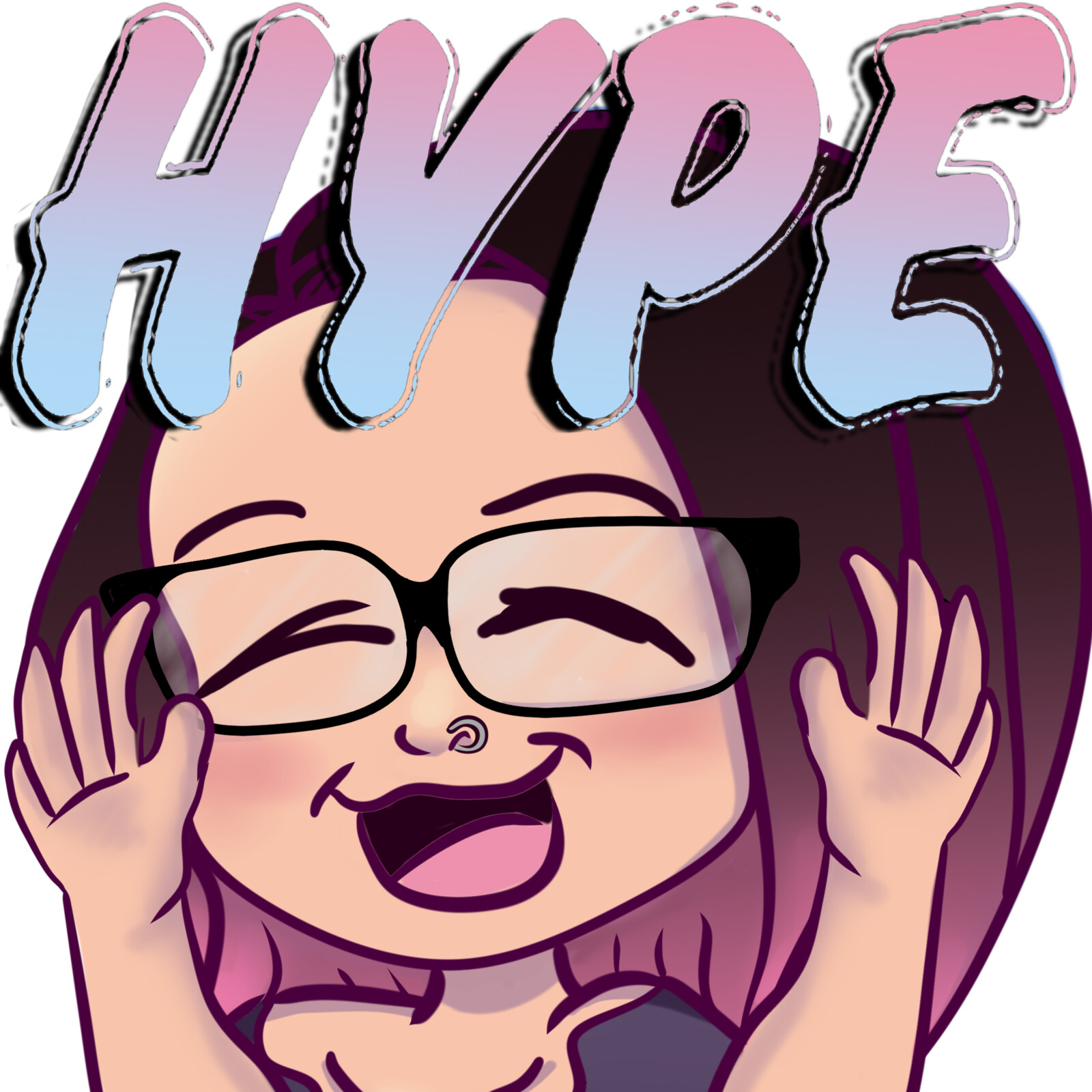 Jynx Jynx - Twitch Emote - Chibi Hype