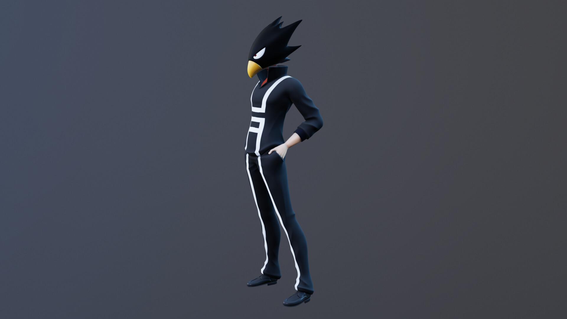 ArtStation - Tokoyami - boku no hero