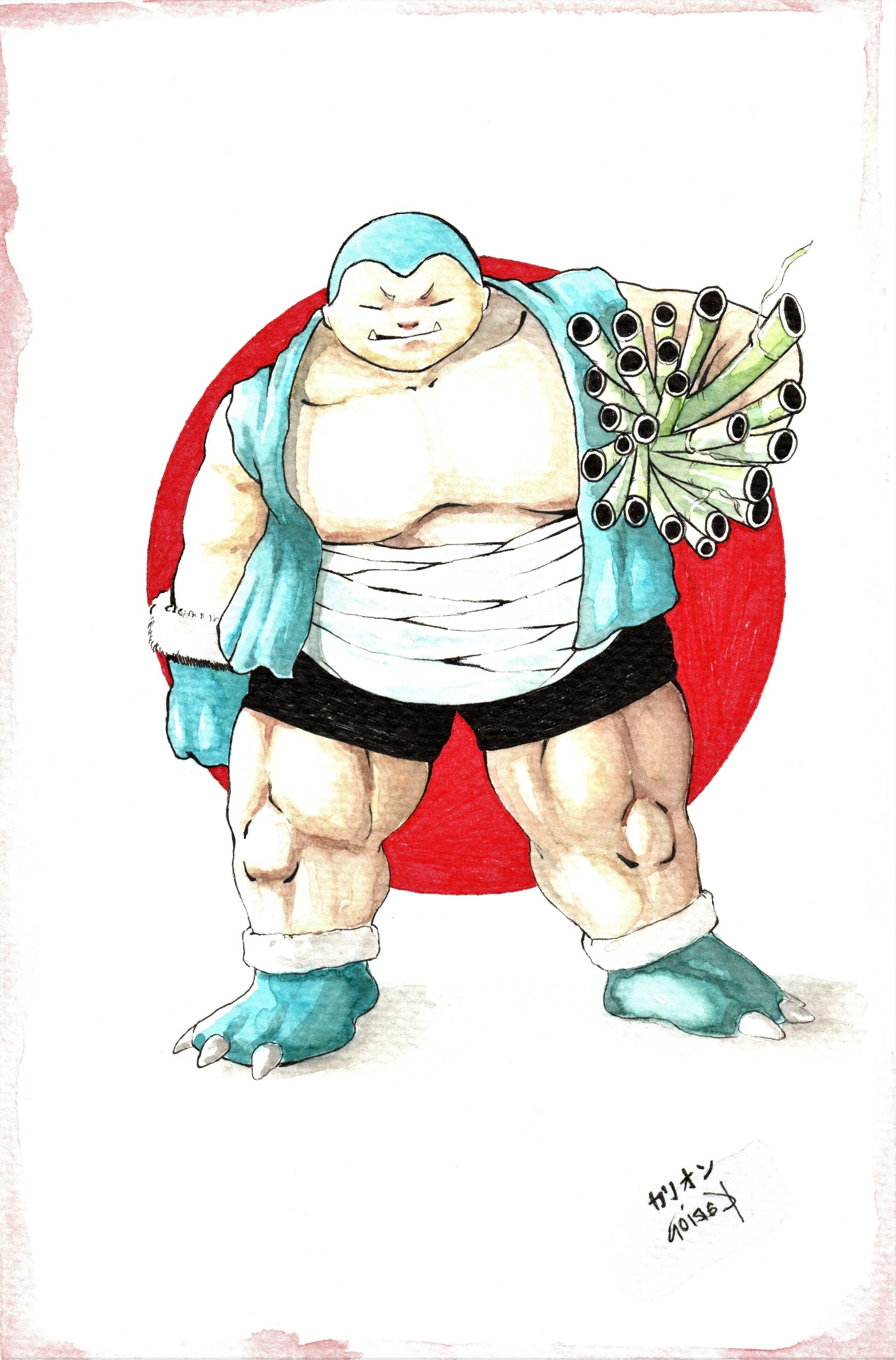 ArtStation - Pokemon Challenge: Snorlax