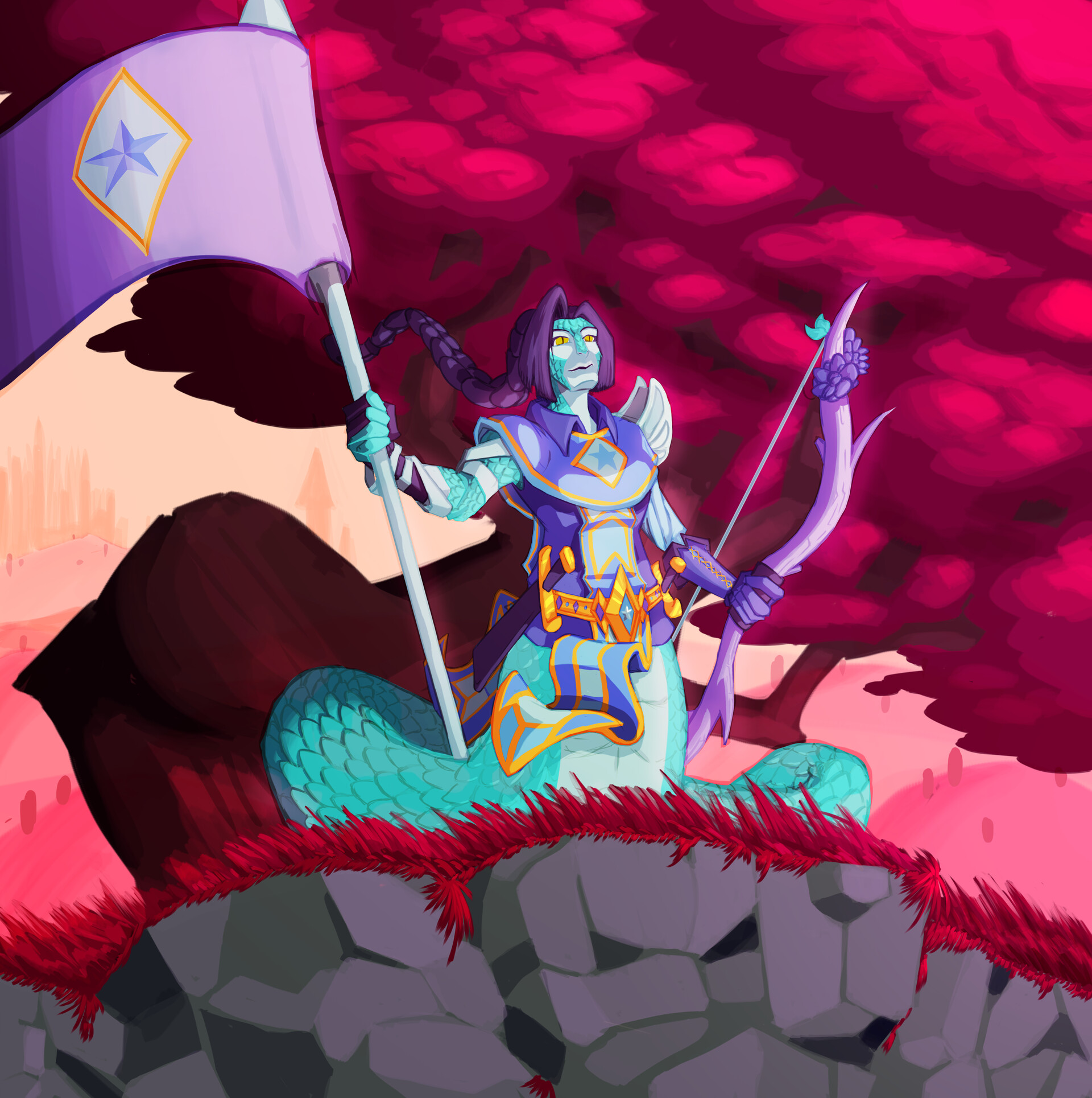 ArtStation - Dnd Yuan-ti Ranger