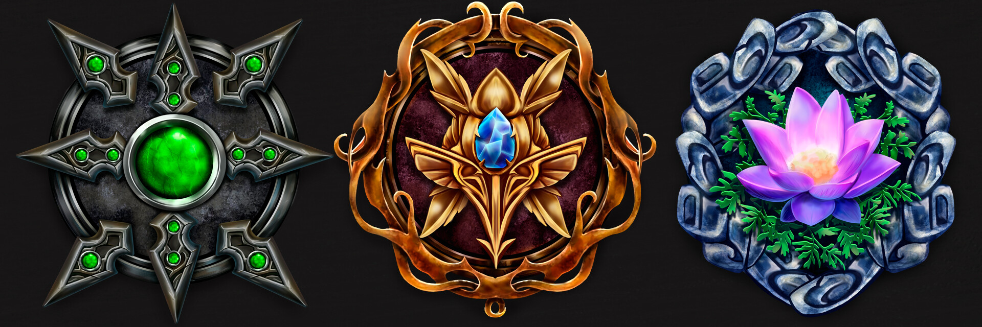 Kate Draconi - RPG clan badges