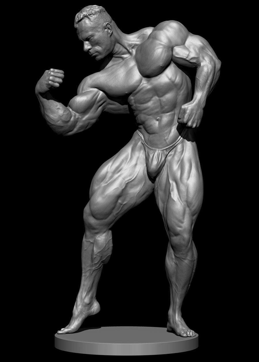 bodybuilder wolf