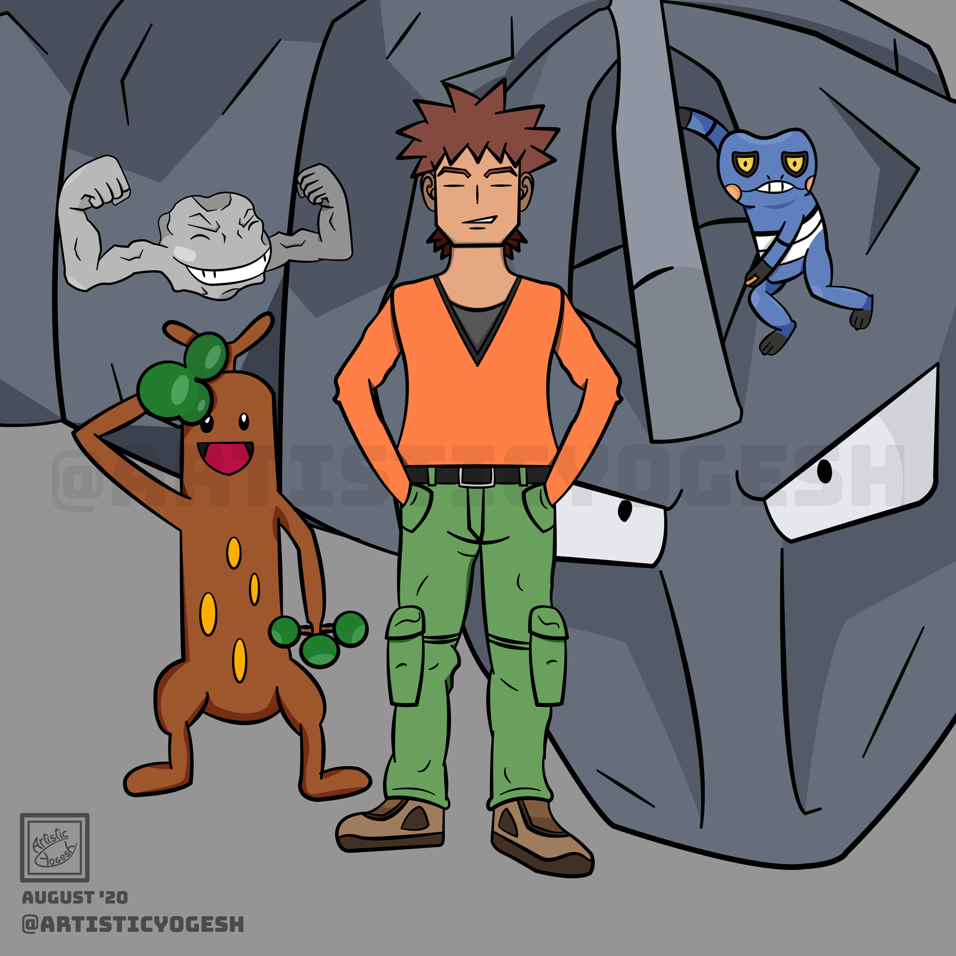 ArtStation - Brock - Gym Leader