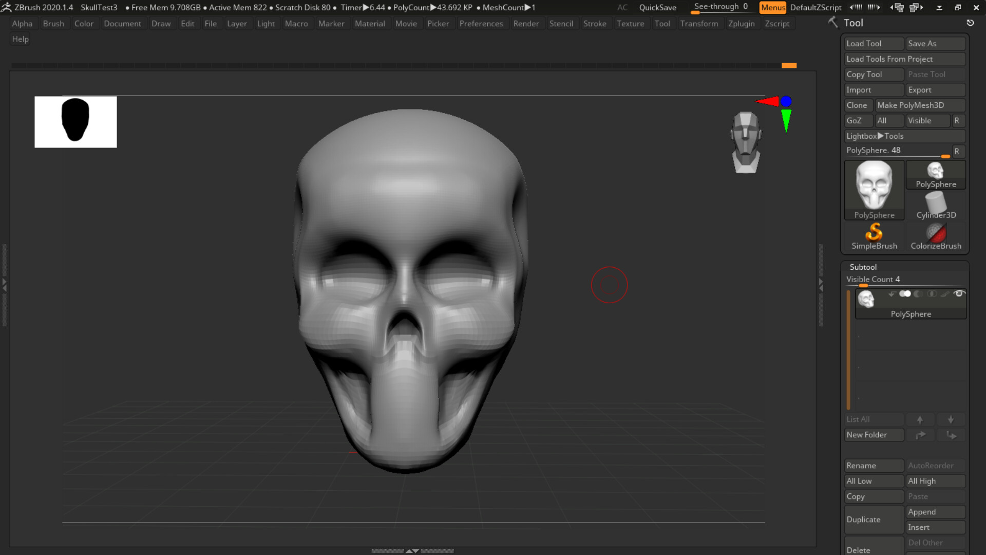 ArtStation - Sculpt Practice- Skull
