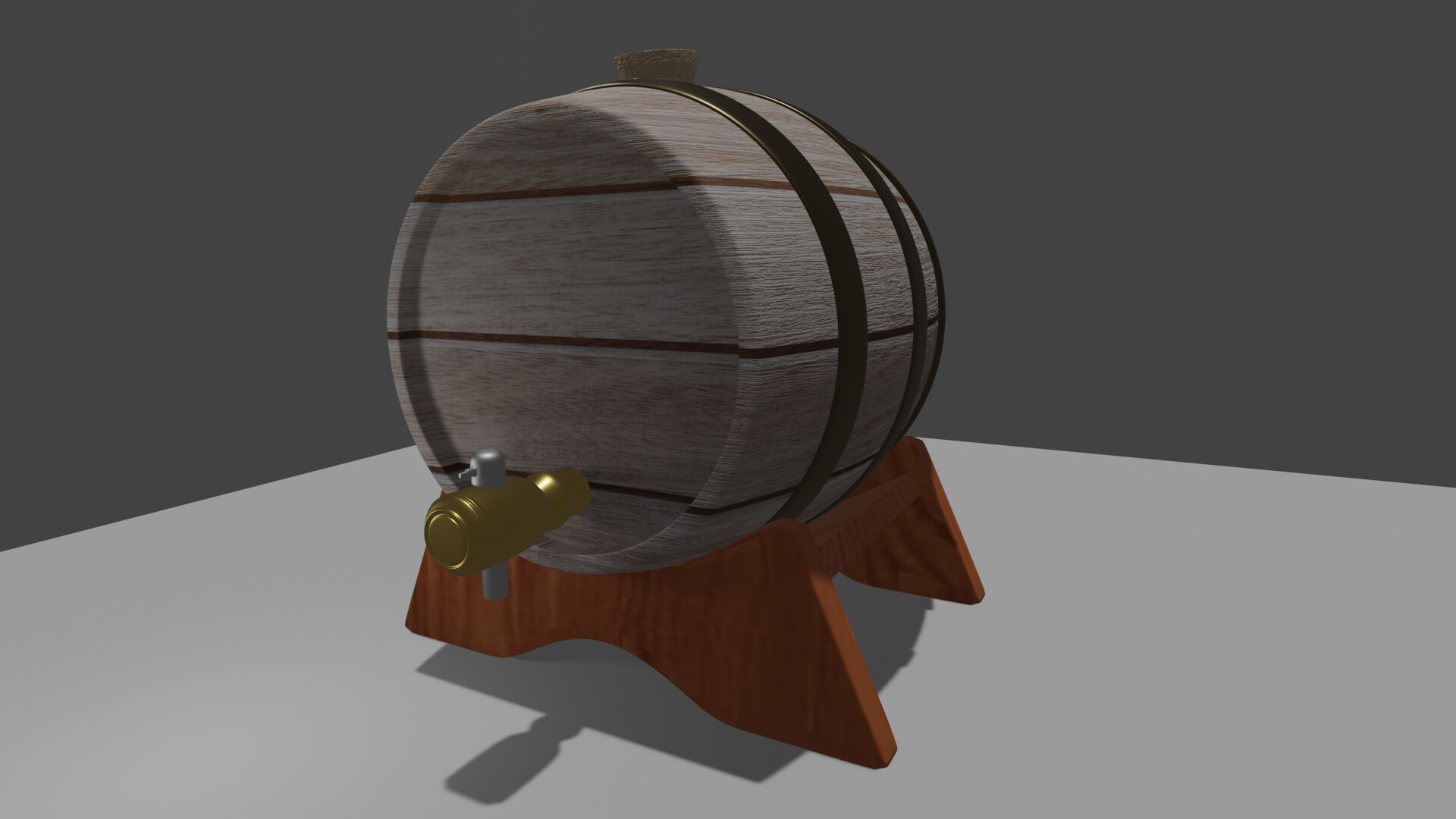 ArtStation - Whiskey barrel
