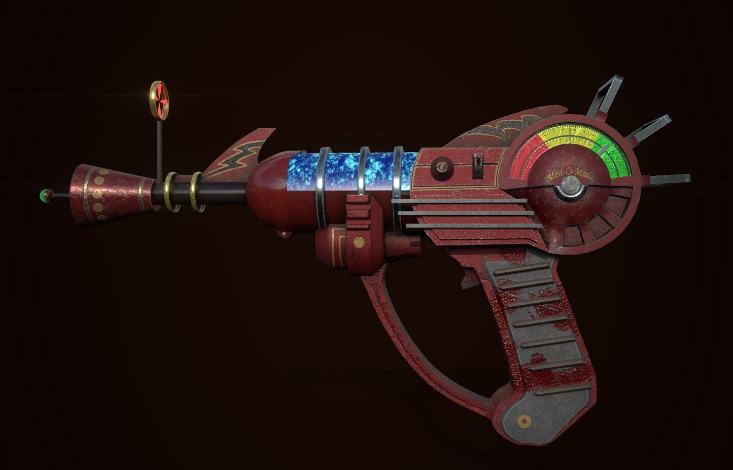 ArtStation - Modelado y Texturizado de la RAYGUN - COD Zombies