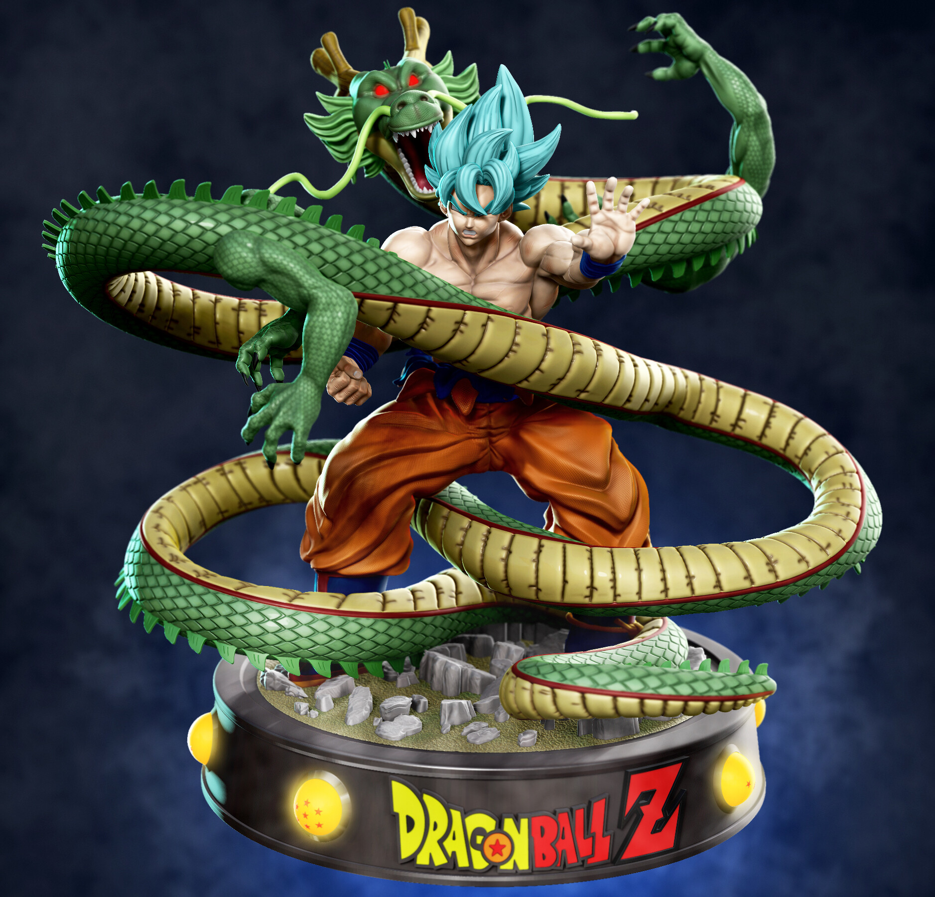 ArtStation - Estátua do Goku