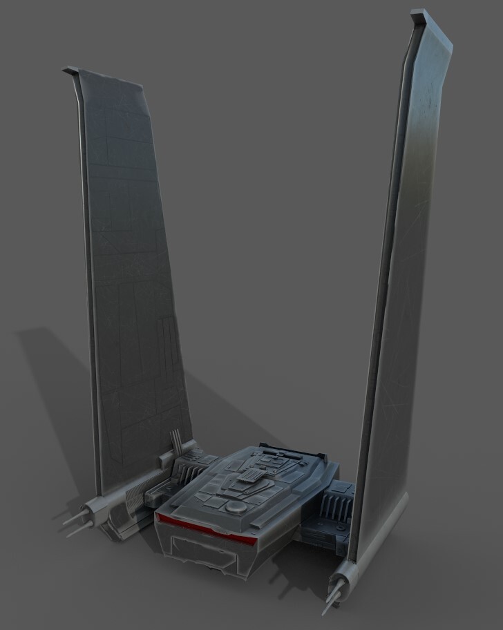 ArtStation - Kylo Ren's Command Shuttle (Fan Art)