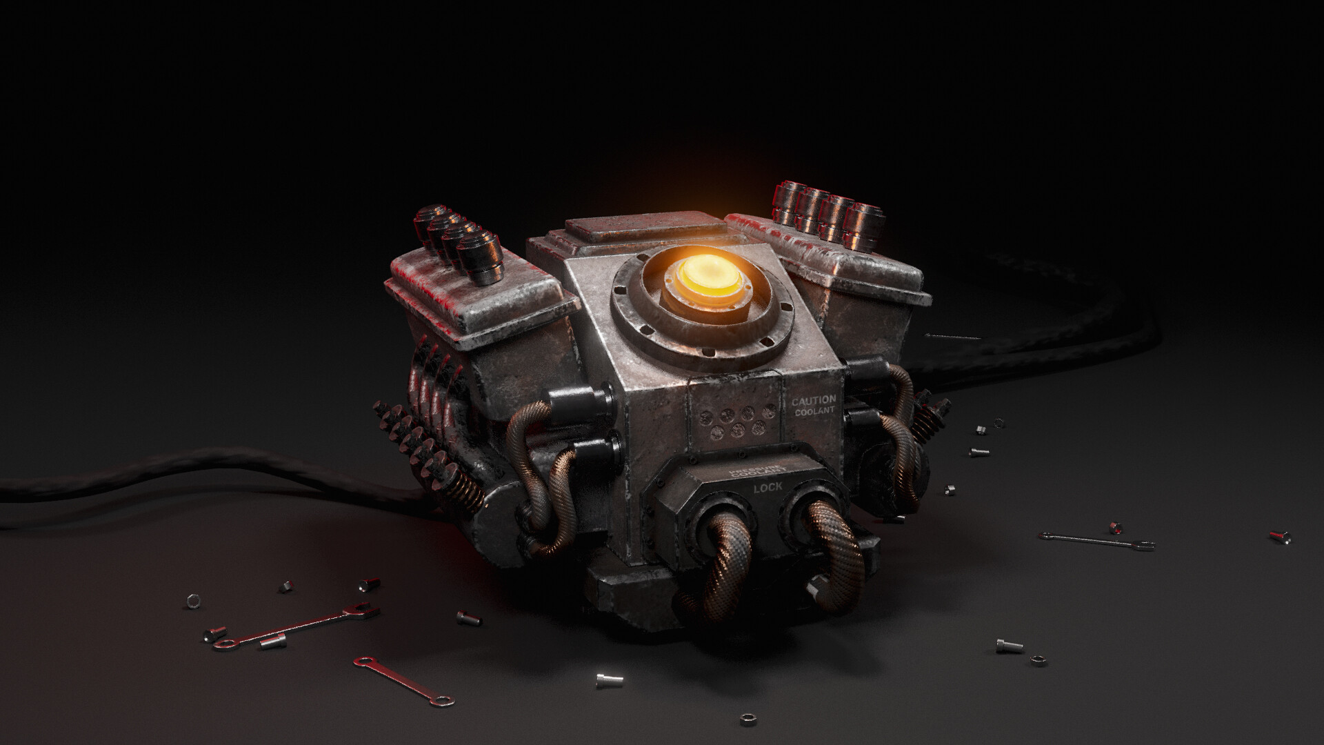 ArtStation - Sci fi Asset - Engine Concept