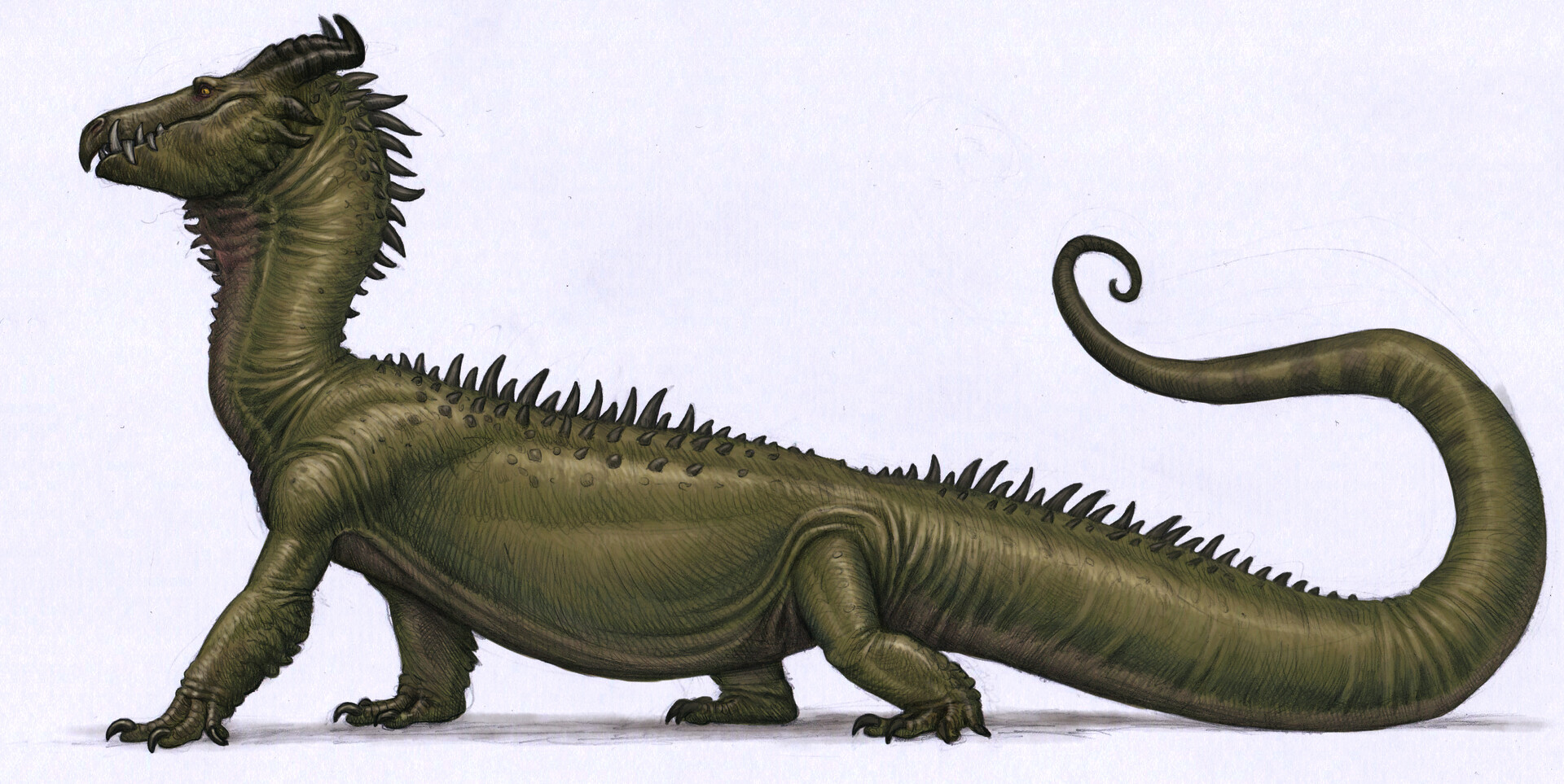 ArtStation - Flightless dragons