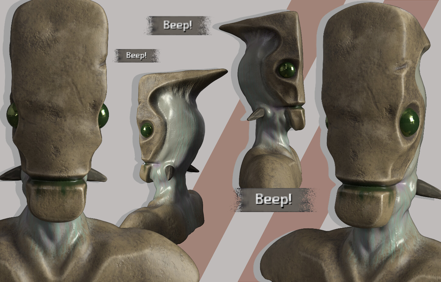 ArtStation - Kenshi Fanart - Beep Bust