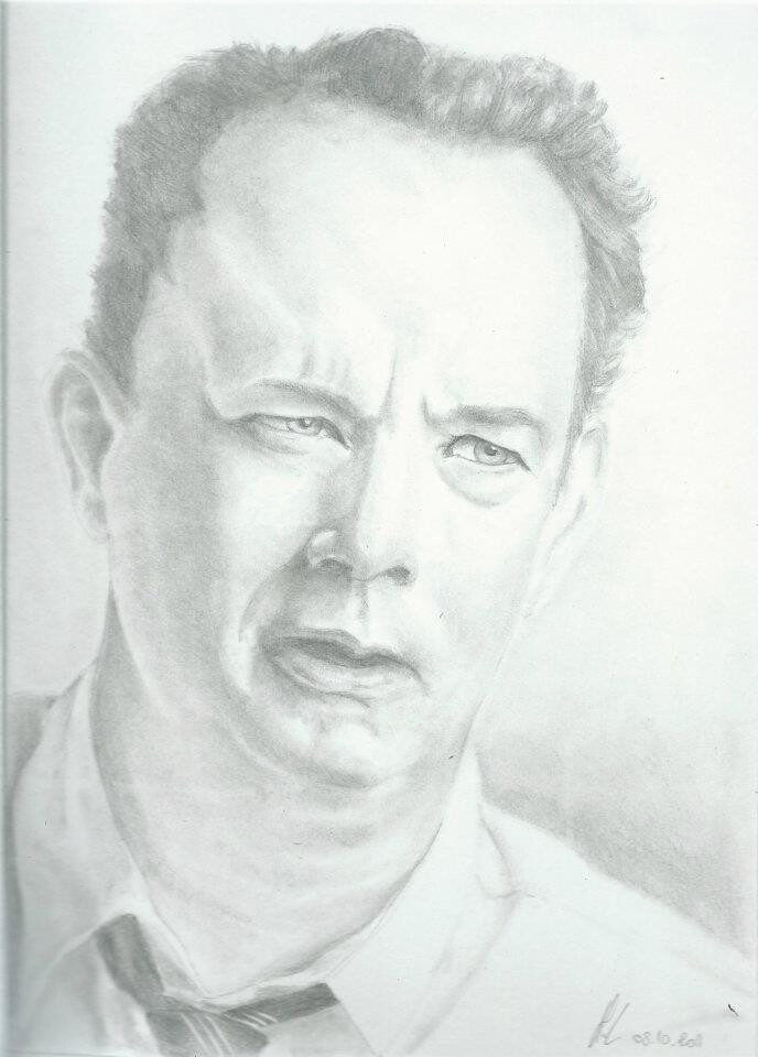 ArtStation - Portrait de Tom Hanks. 2011
