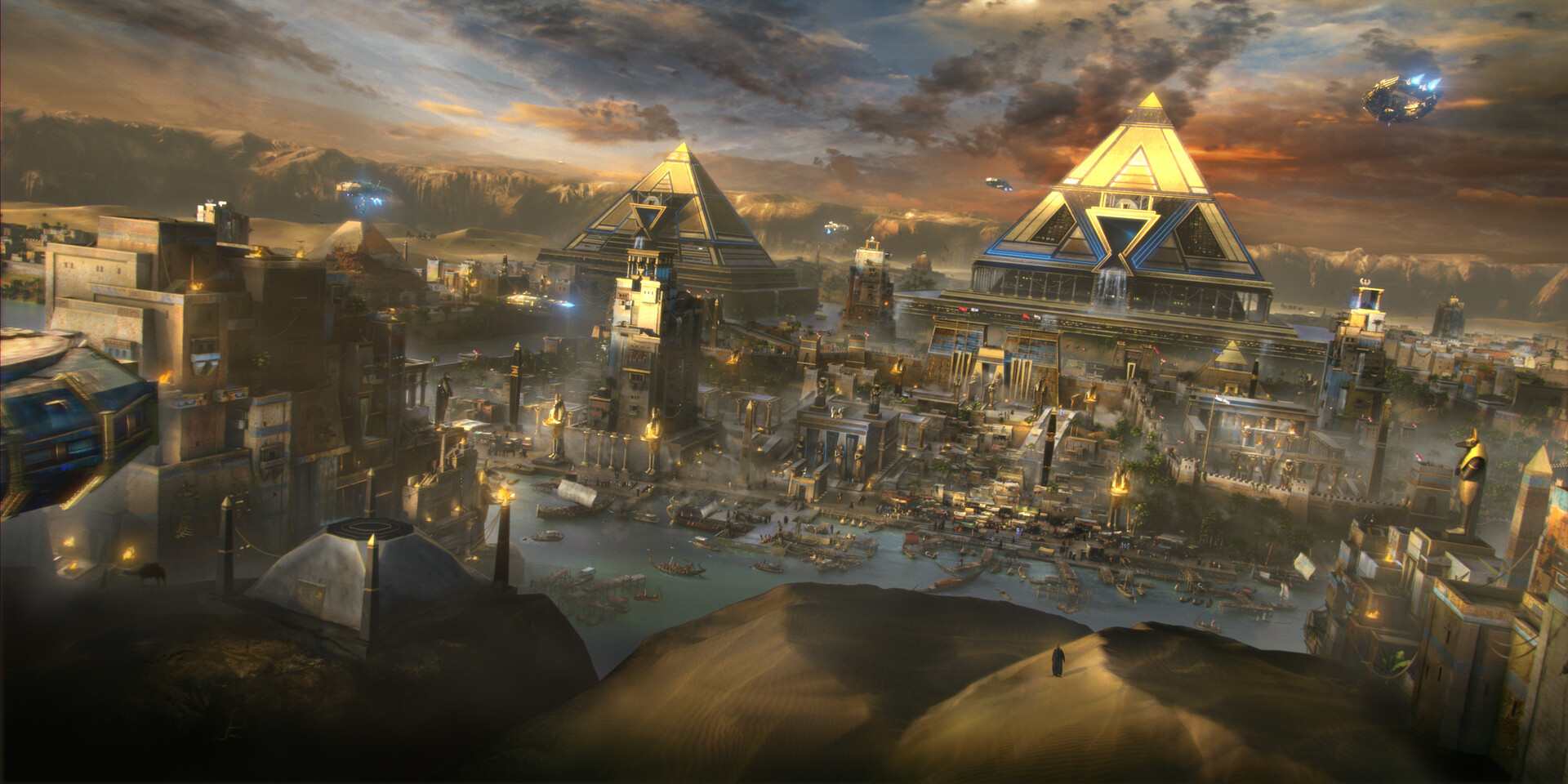 Martin Kolejak - OUR ANCESTORS / SCI-FI EGYPT DIGITAL MATTE PAINTING