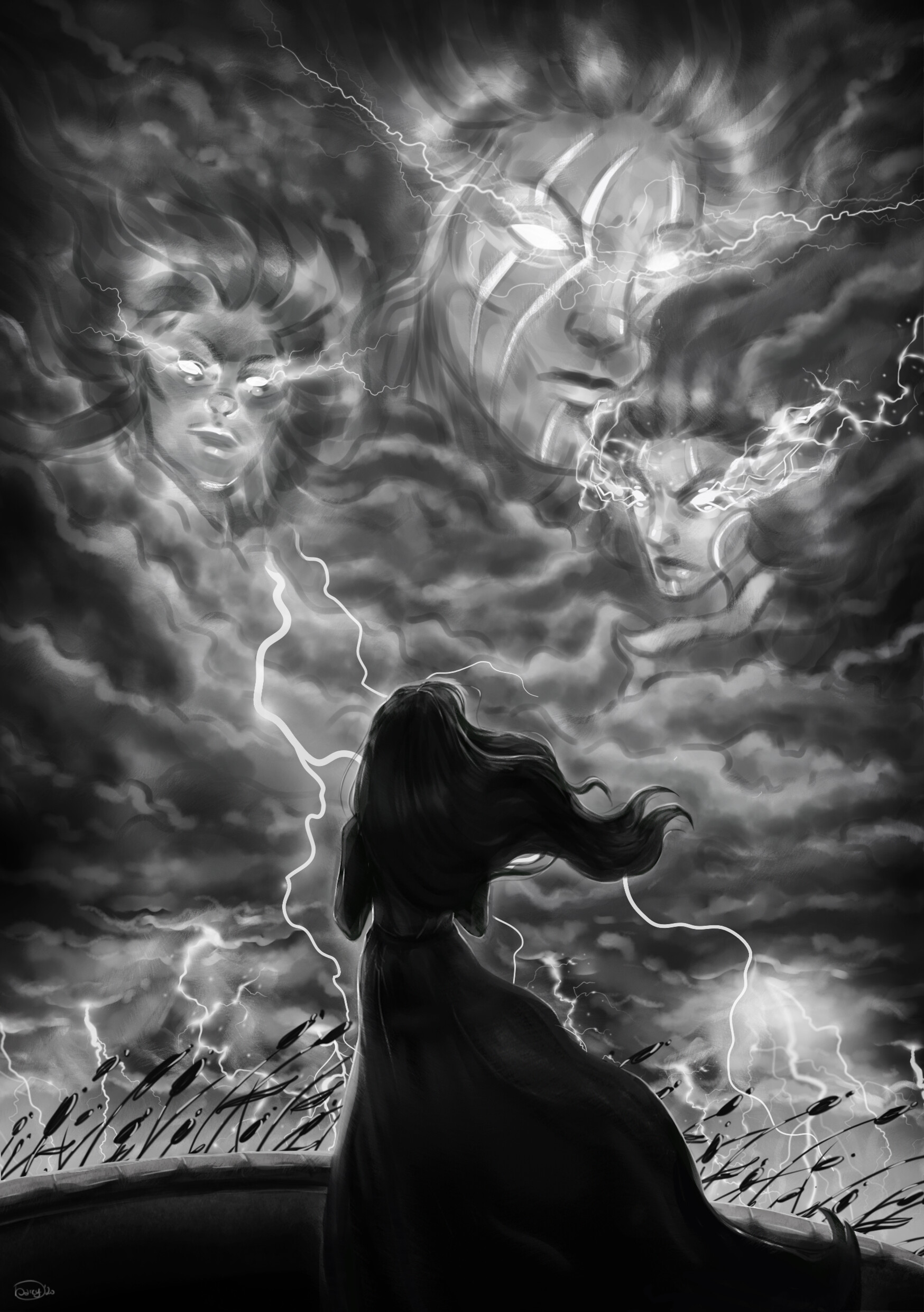 ArtStation - Storm spirits