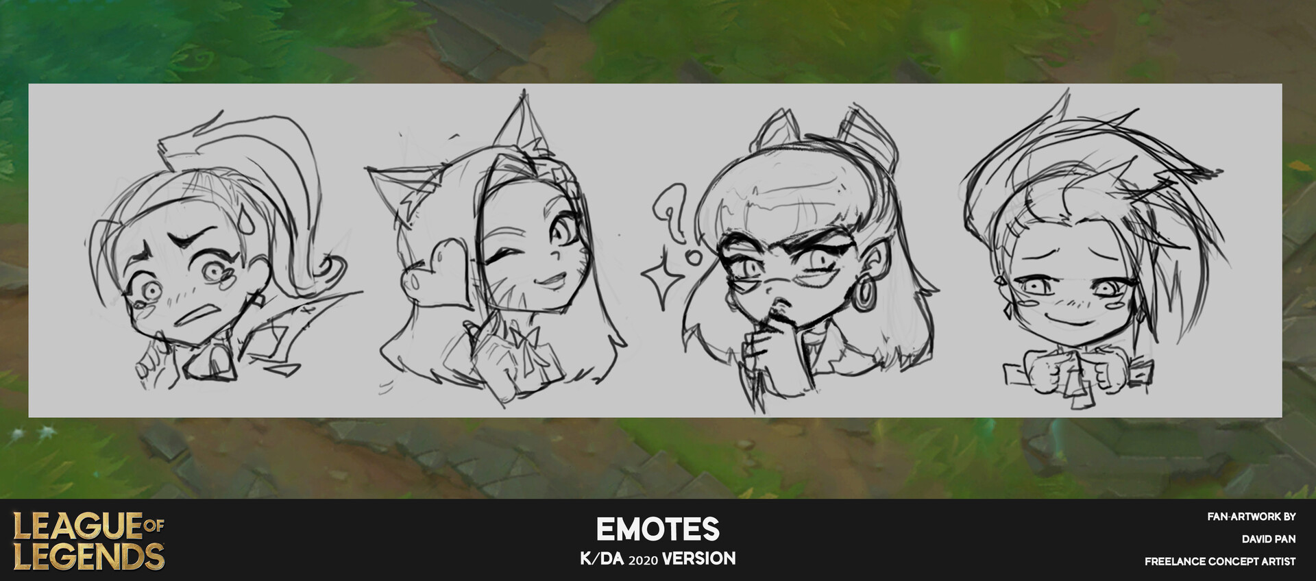 David Pan - K/DA 2020 Emotes