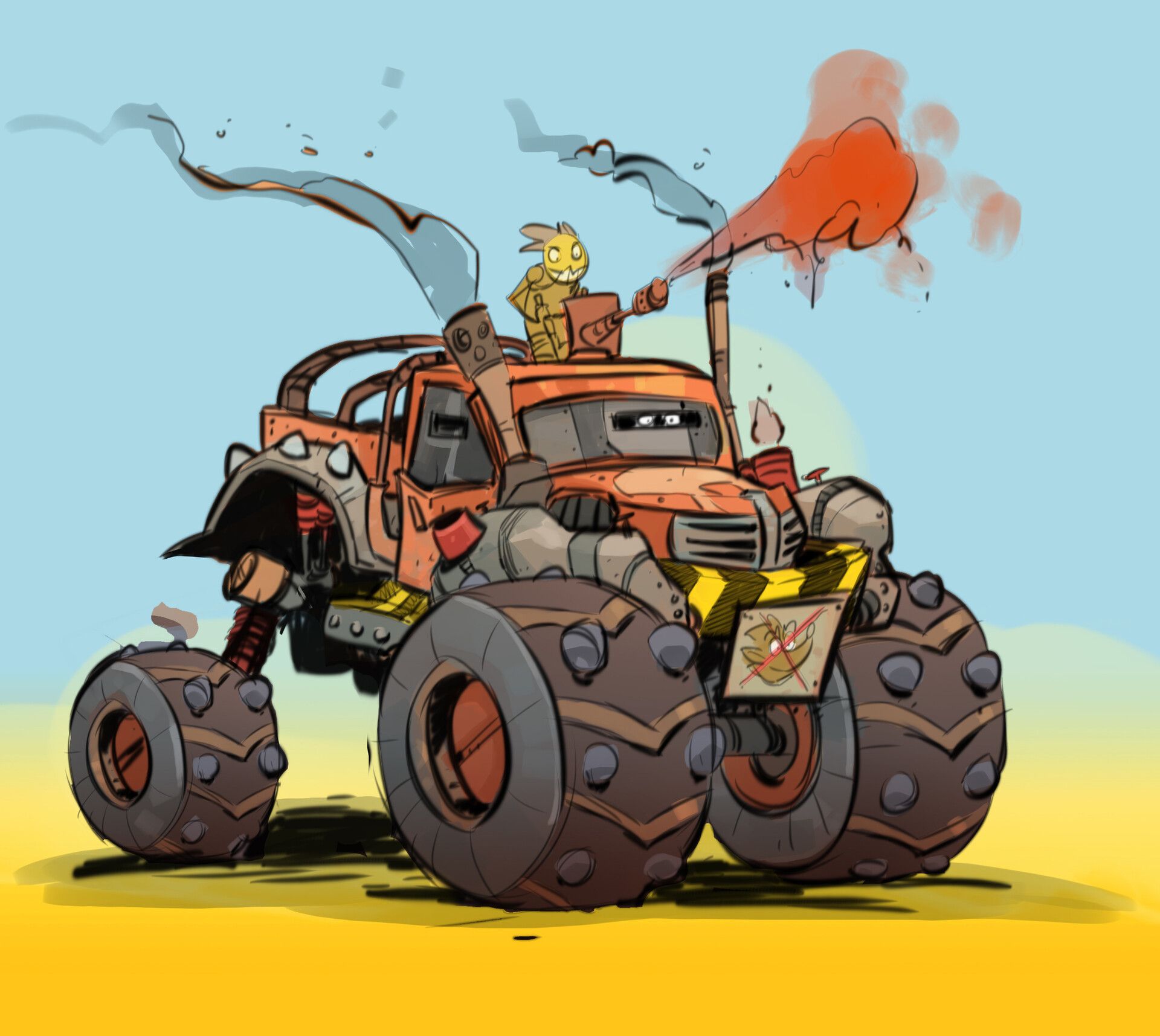winston chen - Crash Bandicoot 4: It's About Time - Wasteland Monster ...