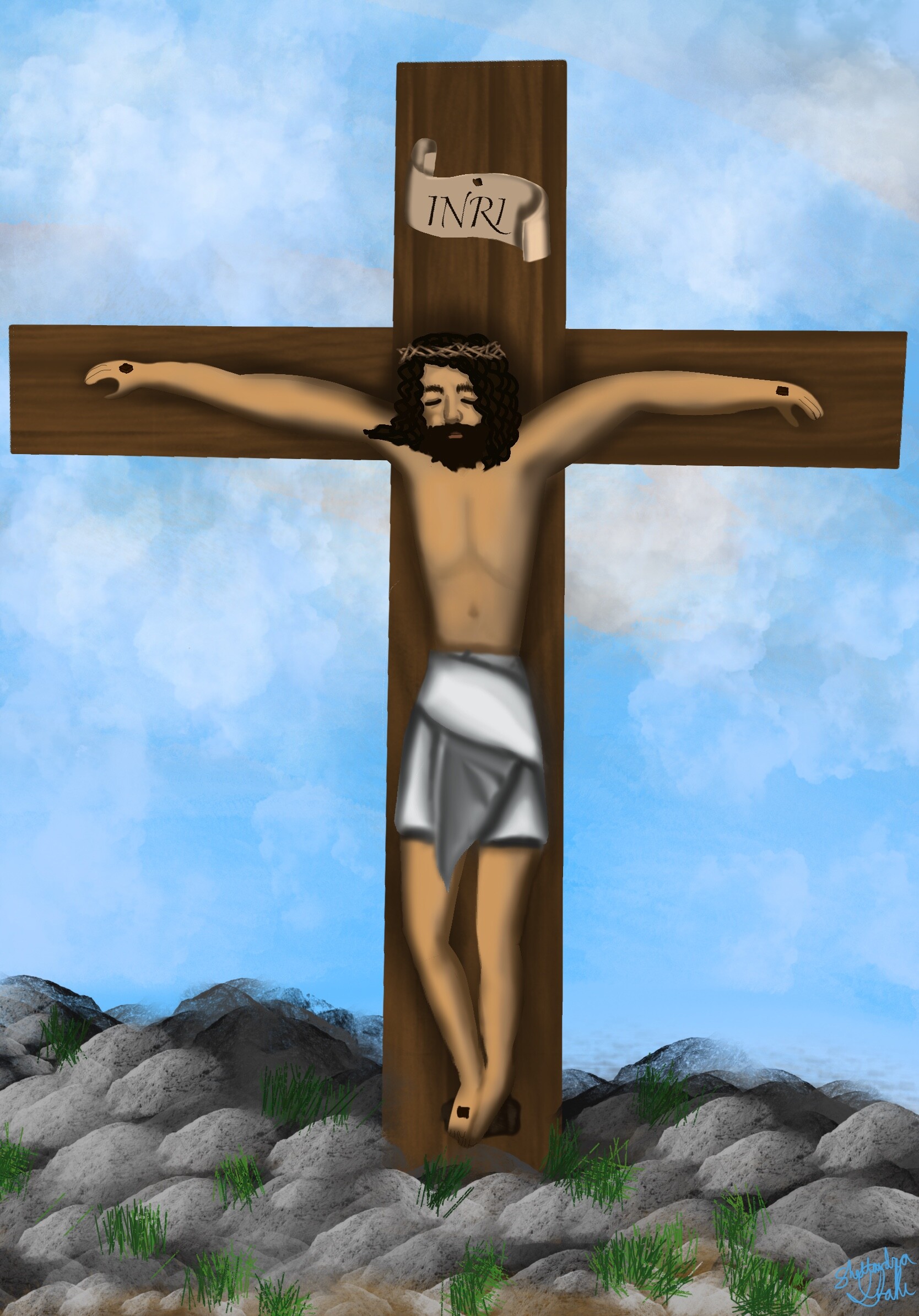 ArtStation - Jesus on the Cross