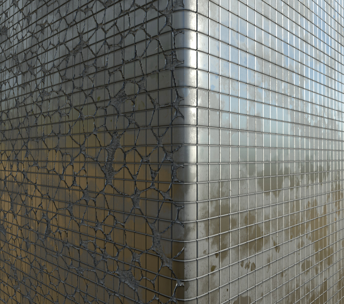 ArtStation - Rough Metal Tiles