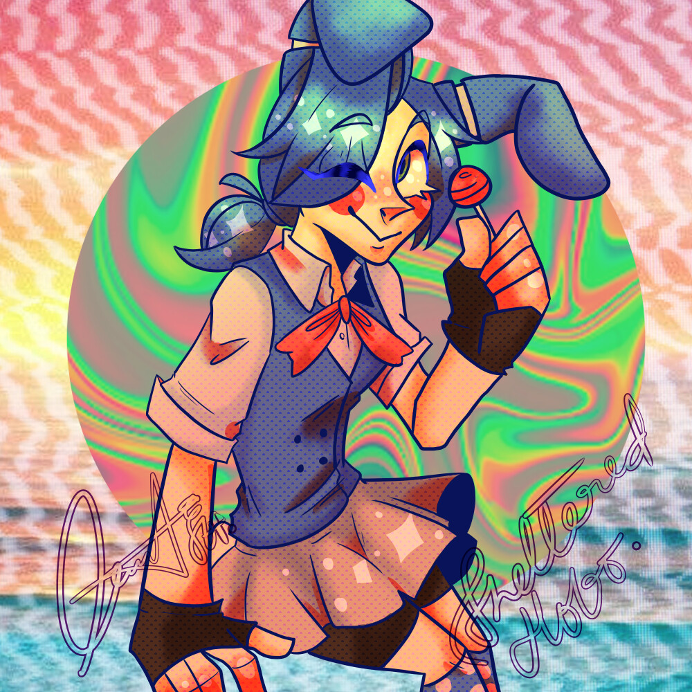 ArtStation - Toy Bonnie Gijinka (from an AT)