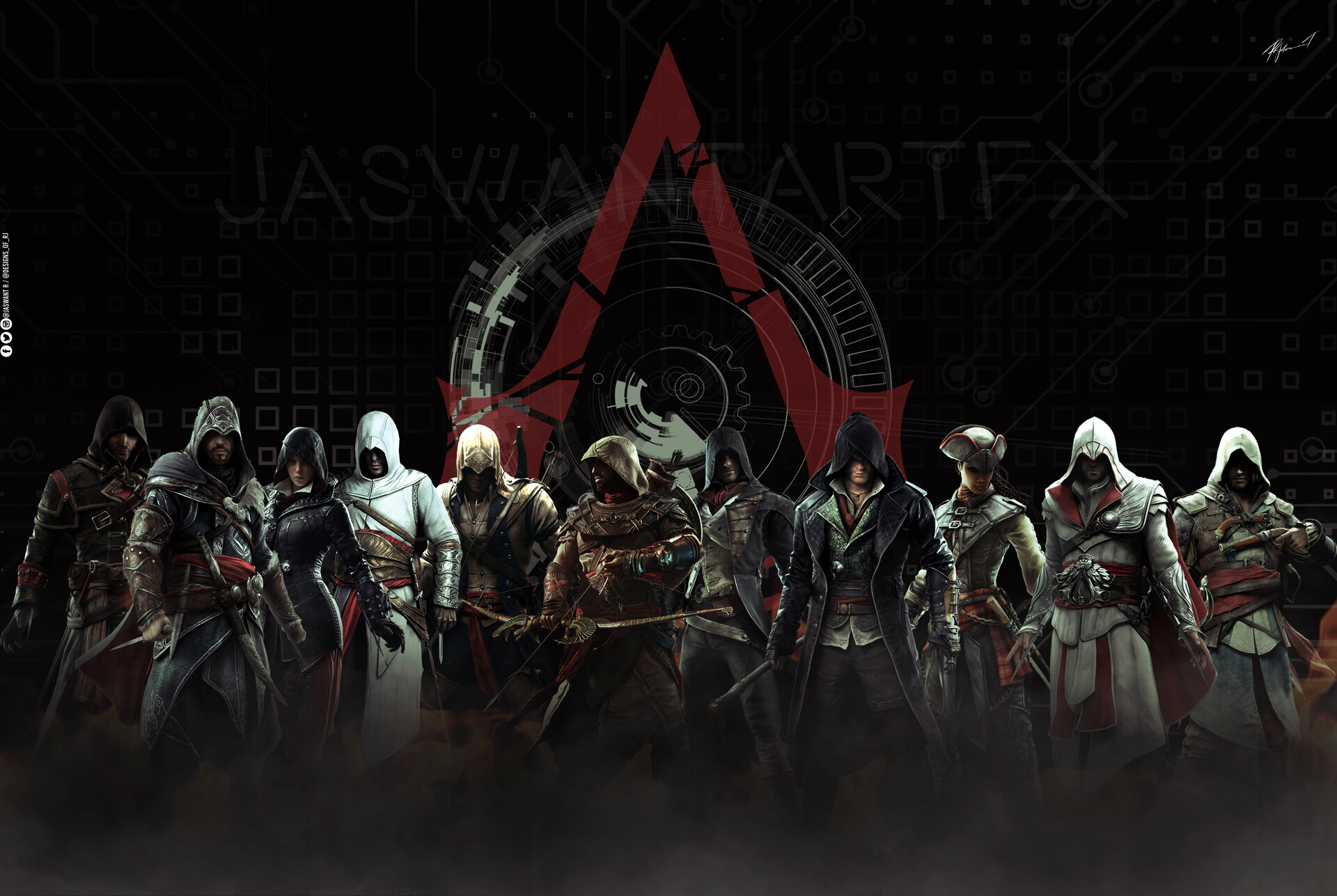 ArtStation - Assassin's creed Poster art 💯