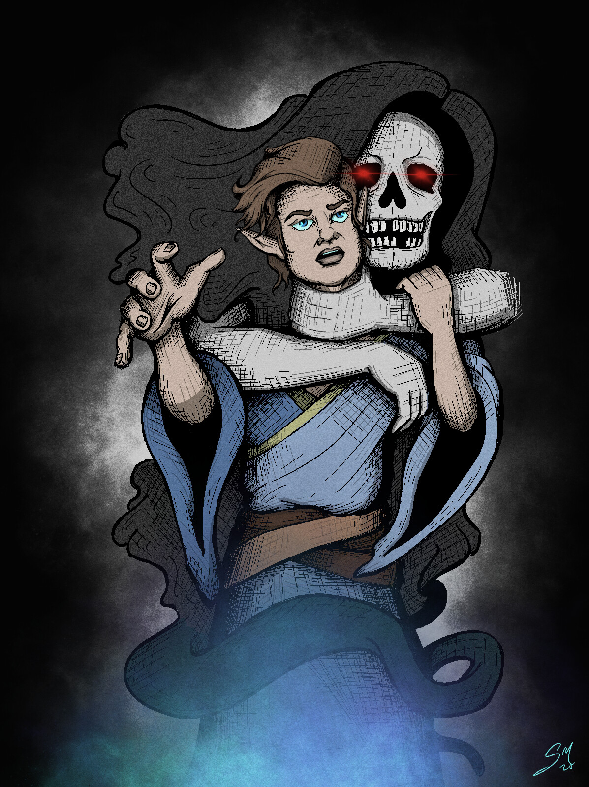 ArtStation - Comic Panel - Night Terror