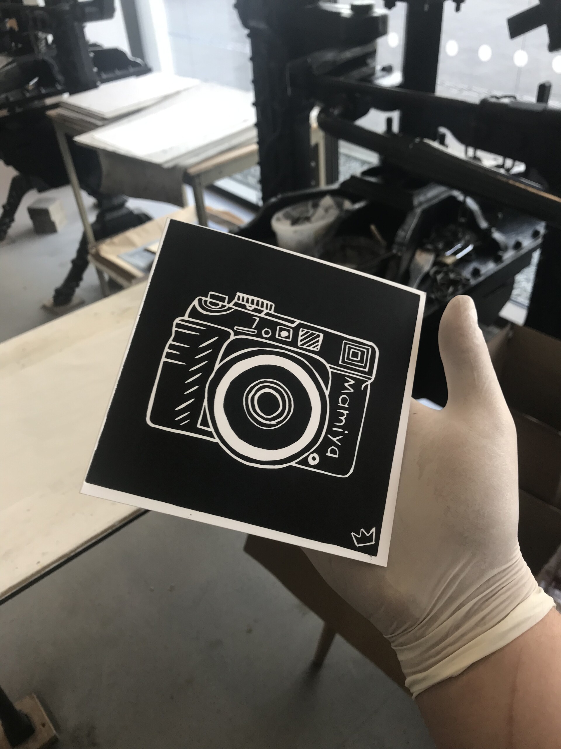 ArtStation - Film Camera Lino Cut