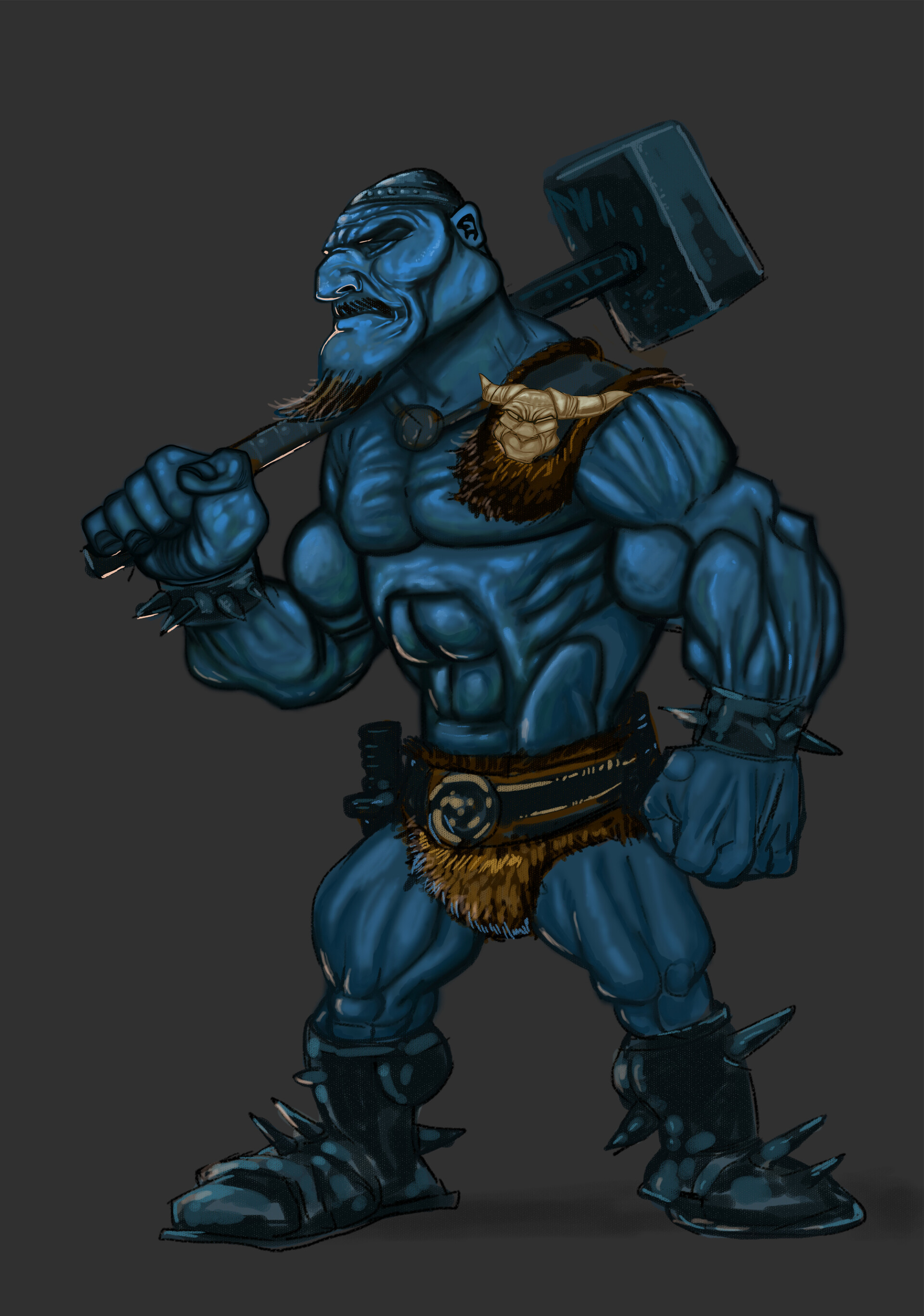 ArtStation - personaje AZUL