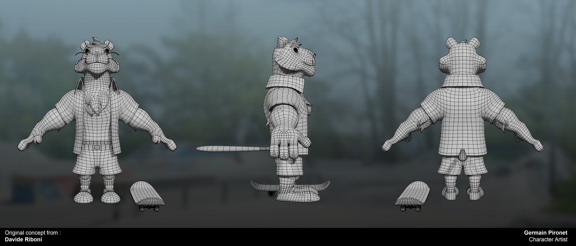 Germain Pironet - Skating Tiger