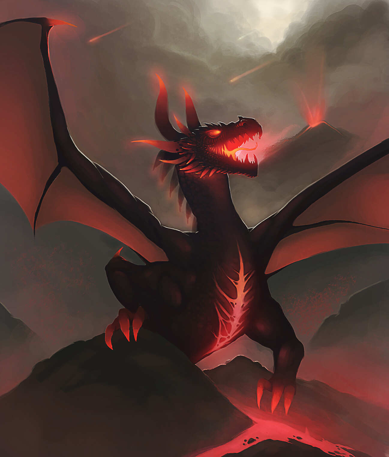ArtStation - Fire Dragon