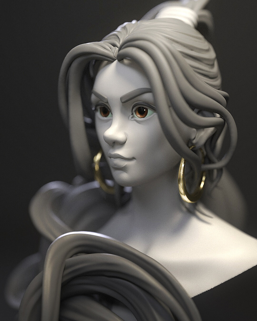 ArtStation - Girl made with NomadSculpt