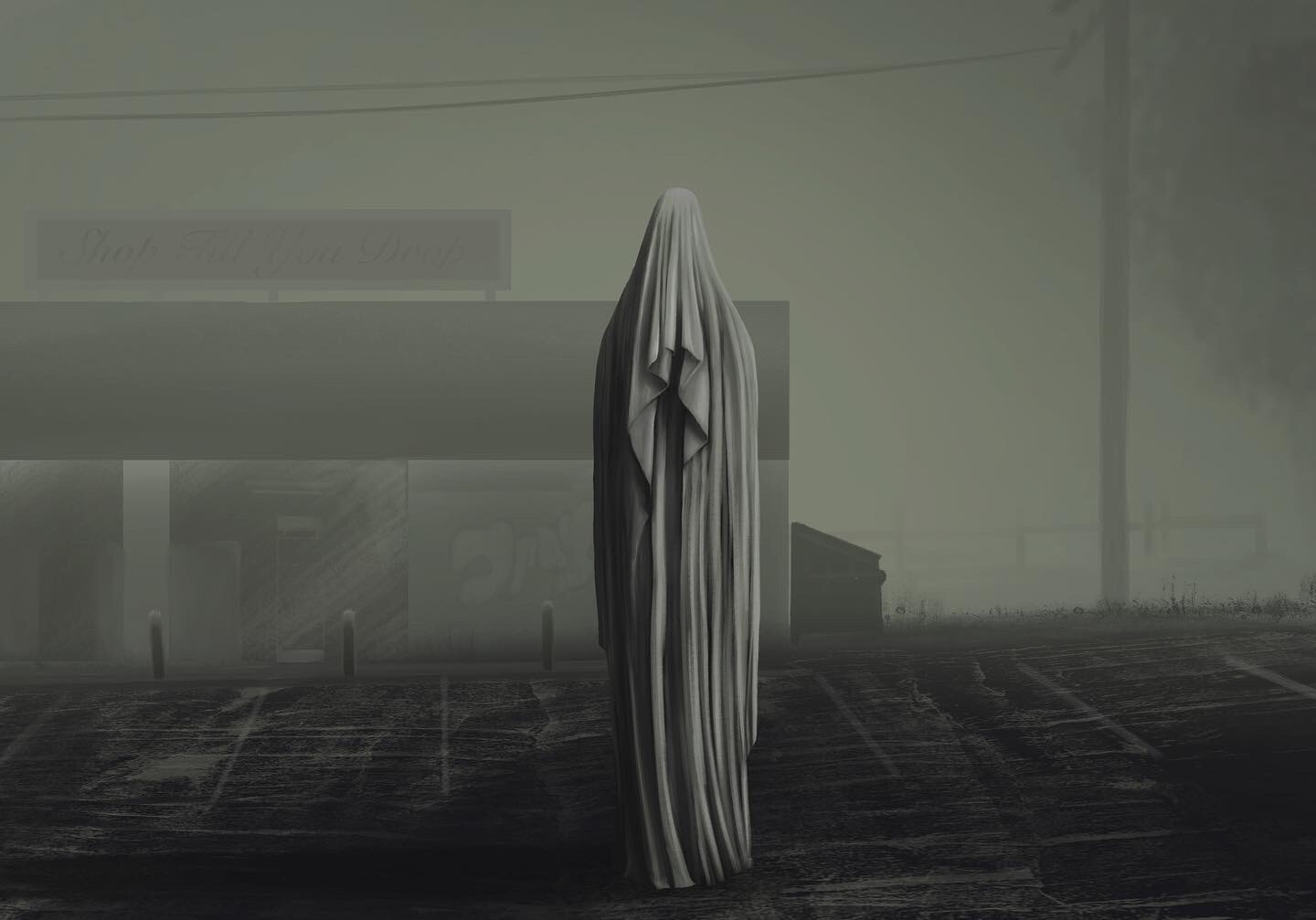 ArtStation - Gas station ghost