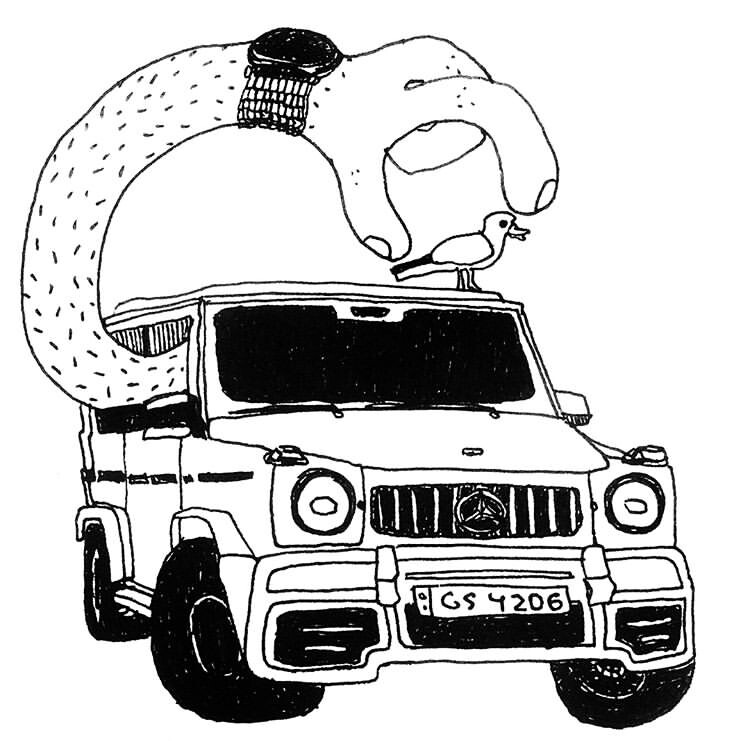 ArtStation - “Beware of Mercedes Benz” comics