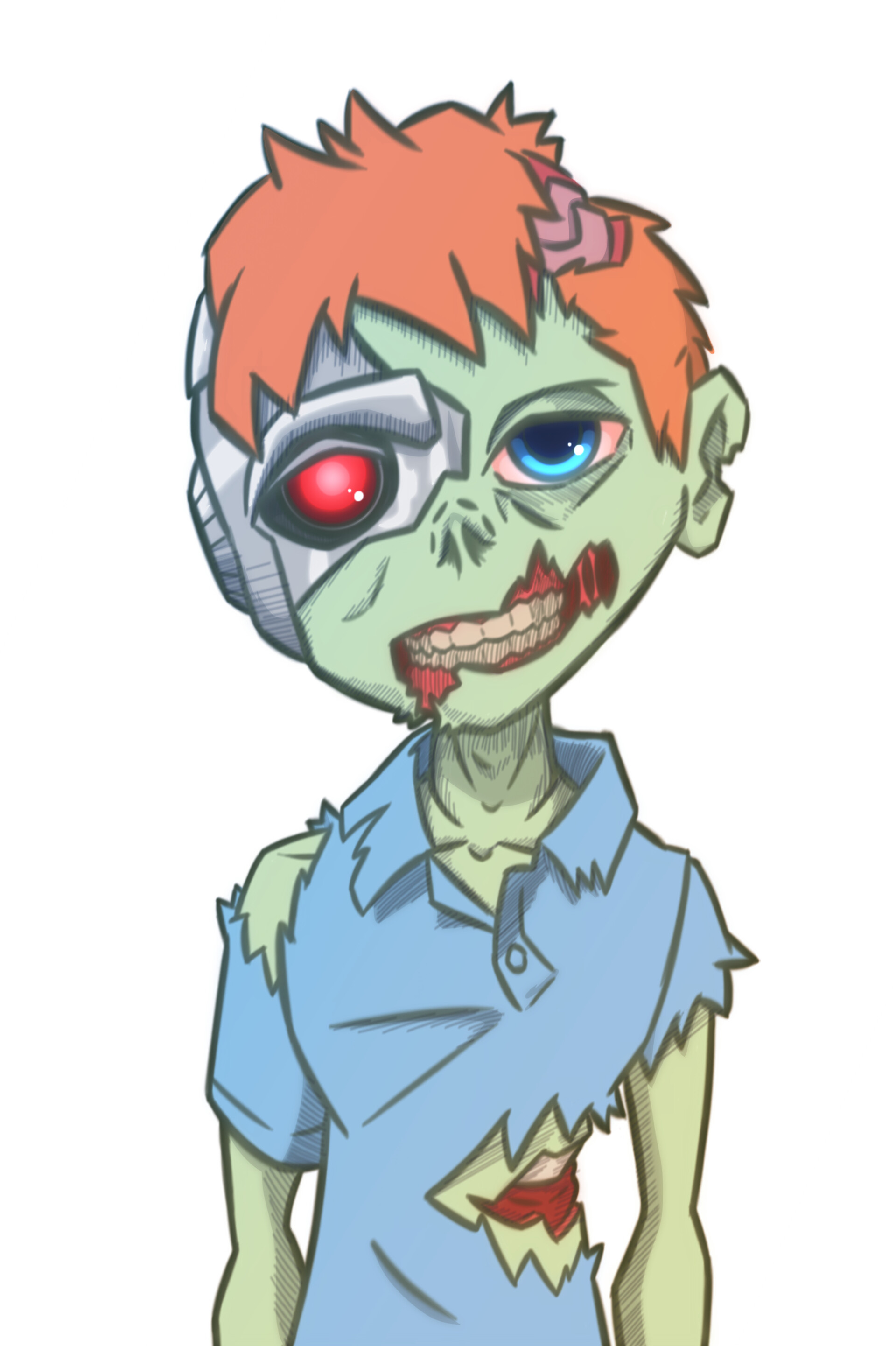 ArtStation - Bionic Zombie