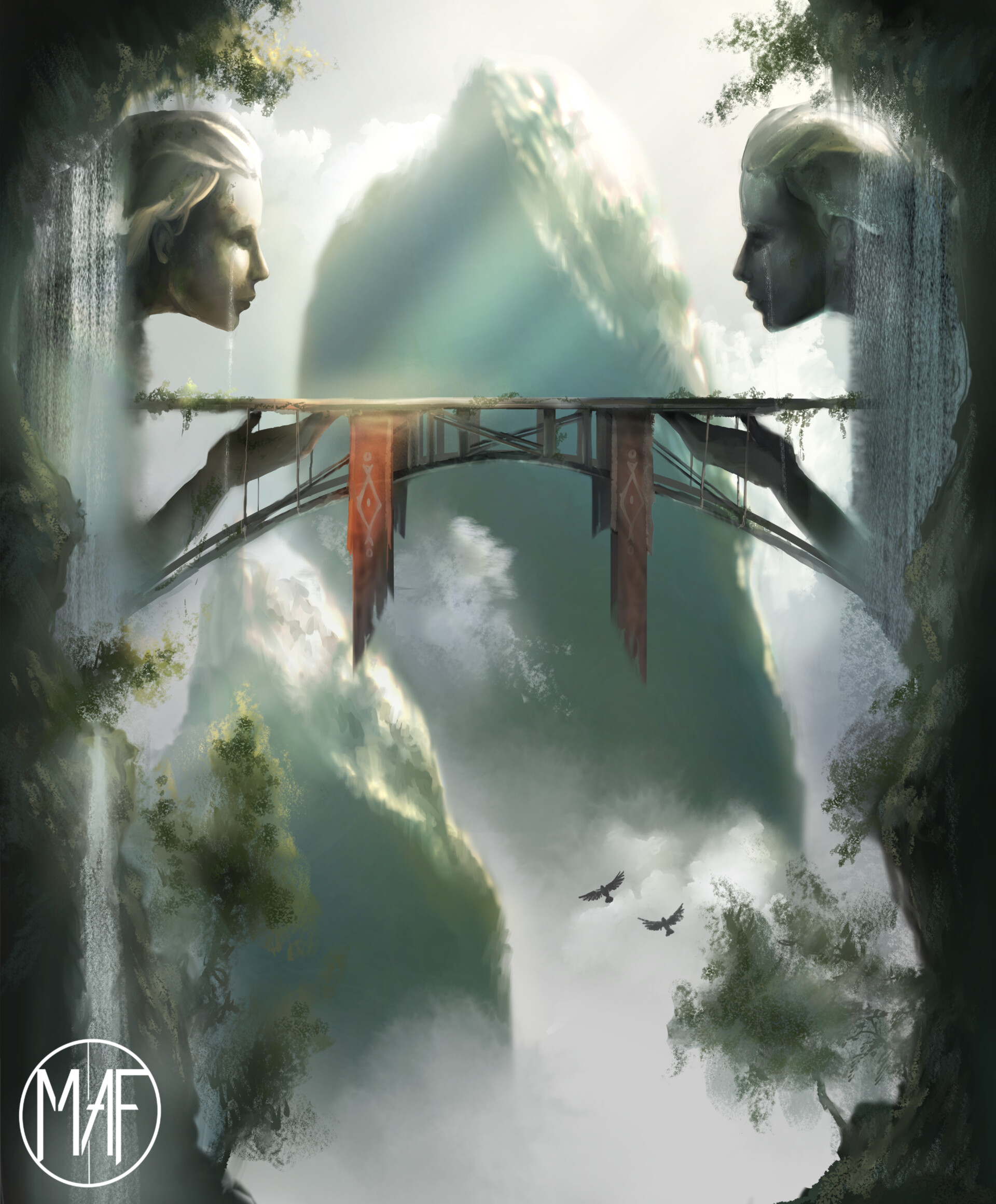 ArtStation - bridge of two sisters
